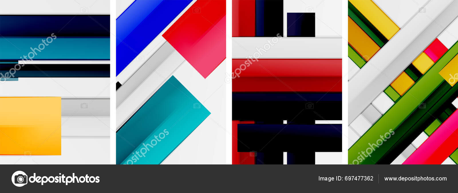 Rayas Líneas Póster Fondos Abstractos Ilustración Vectorial Para Fondo ...