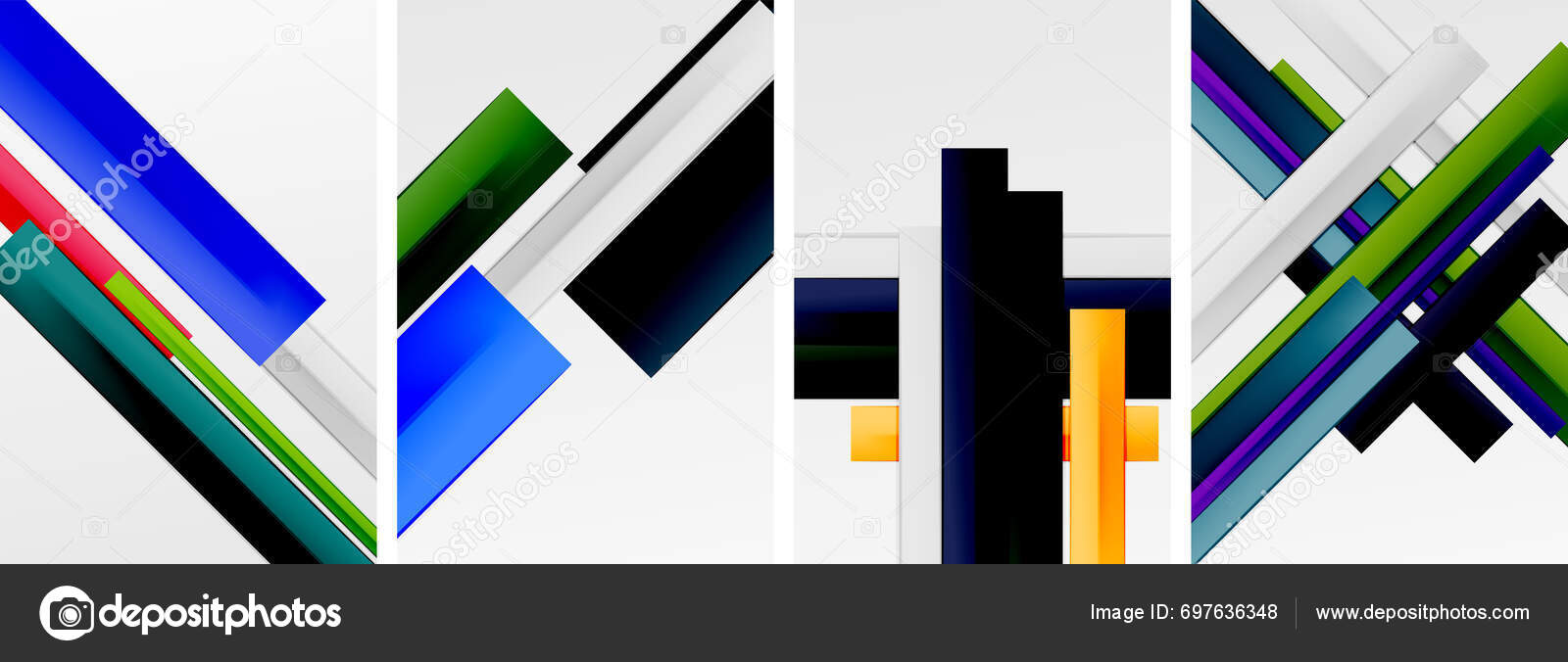 Rayas Líneas Póster Fondos Abstractos Ilustración Vectorial Para Fondo ...