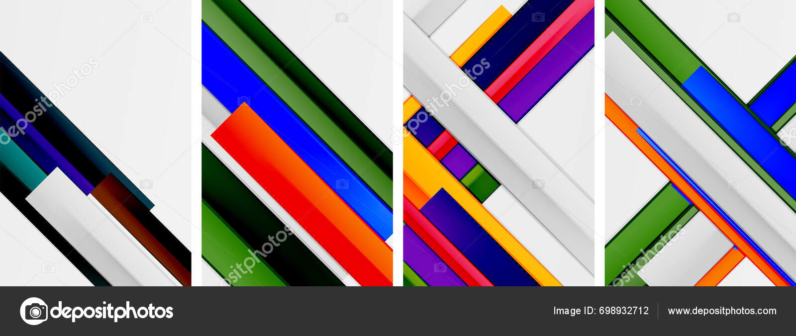 Rayas Líneas Póster Fondos Abstractos Ilustración Vectorial Para Fondo ...