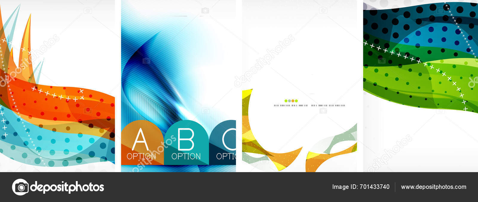 Wave Poster Abstract Backgrounds Vector Illustration Wallpaper Banner ...
