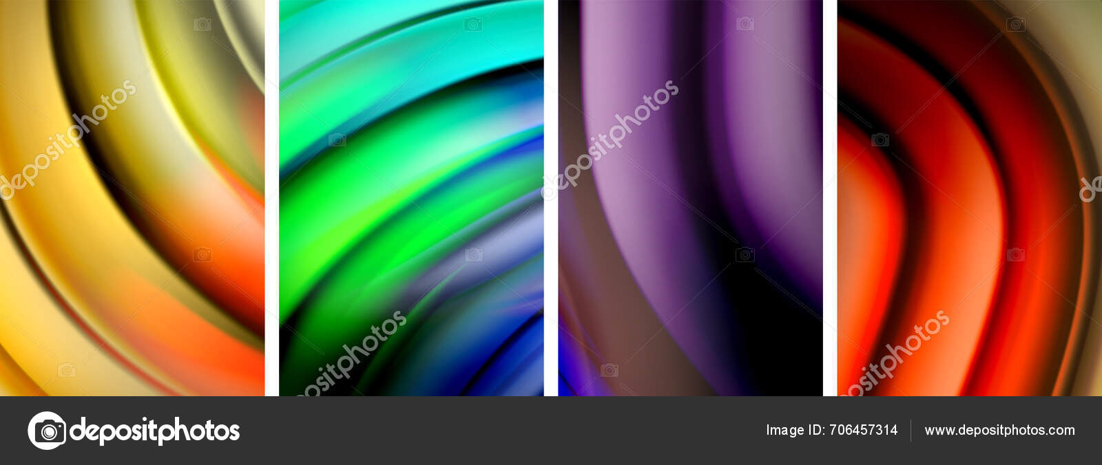 Blurred Color Line Backgrounds Vector Illustration Wallpaper Banner ...