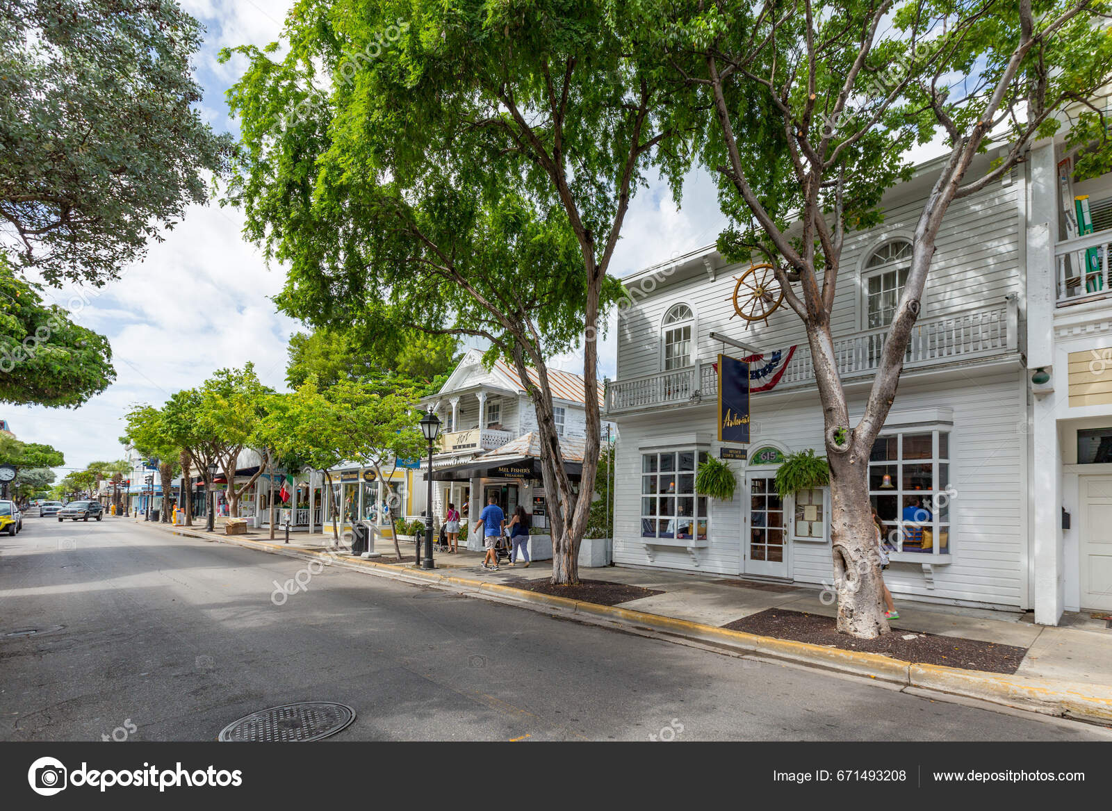Key West Usa August 2014 Key West Historic Wooden Buildings – Stock ...