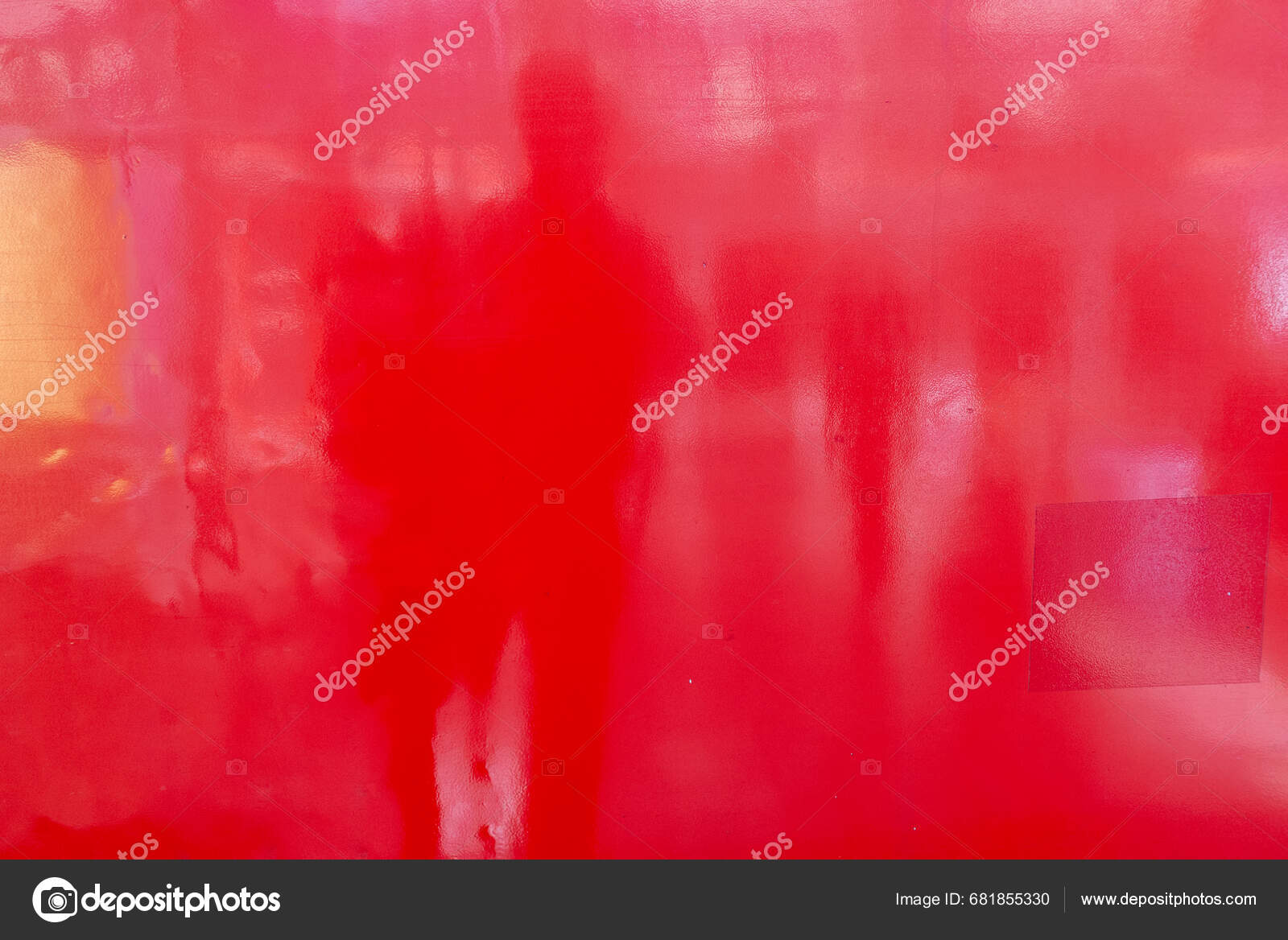 Background Reflection Intensive Red Metal Part Electric Train — Stock ...