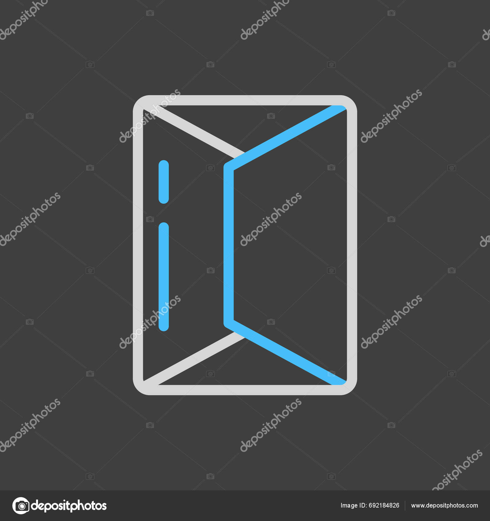 Block Butter Package Vector Dark Background Icon Dairy Product Sign ...