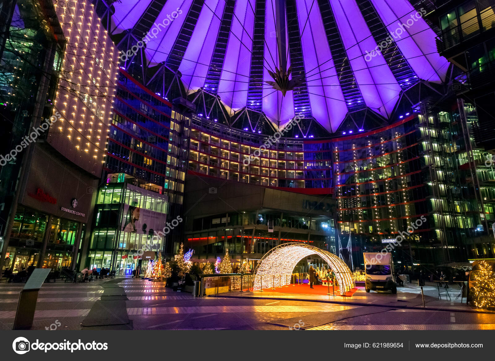 Berlin Jerman Dec 2021 Sony Center Adalah Kompleks Yang Disponsori ...