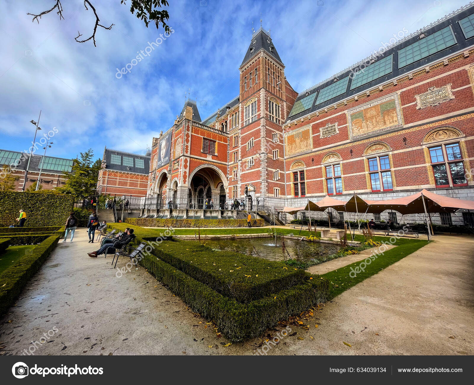Amsterdam Netherlands October 2021 Exterior View Rijksmuseum Dutch ...