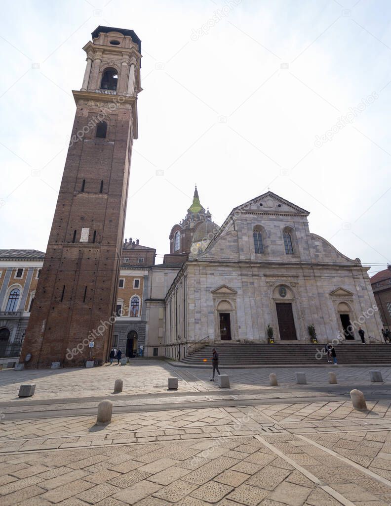 Turin, Italy - March 27, 2022: Turin Cathedral, Cattedrale di San ...