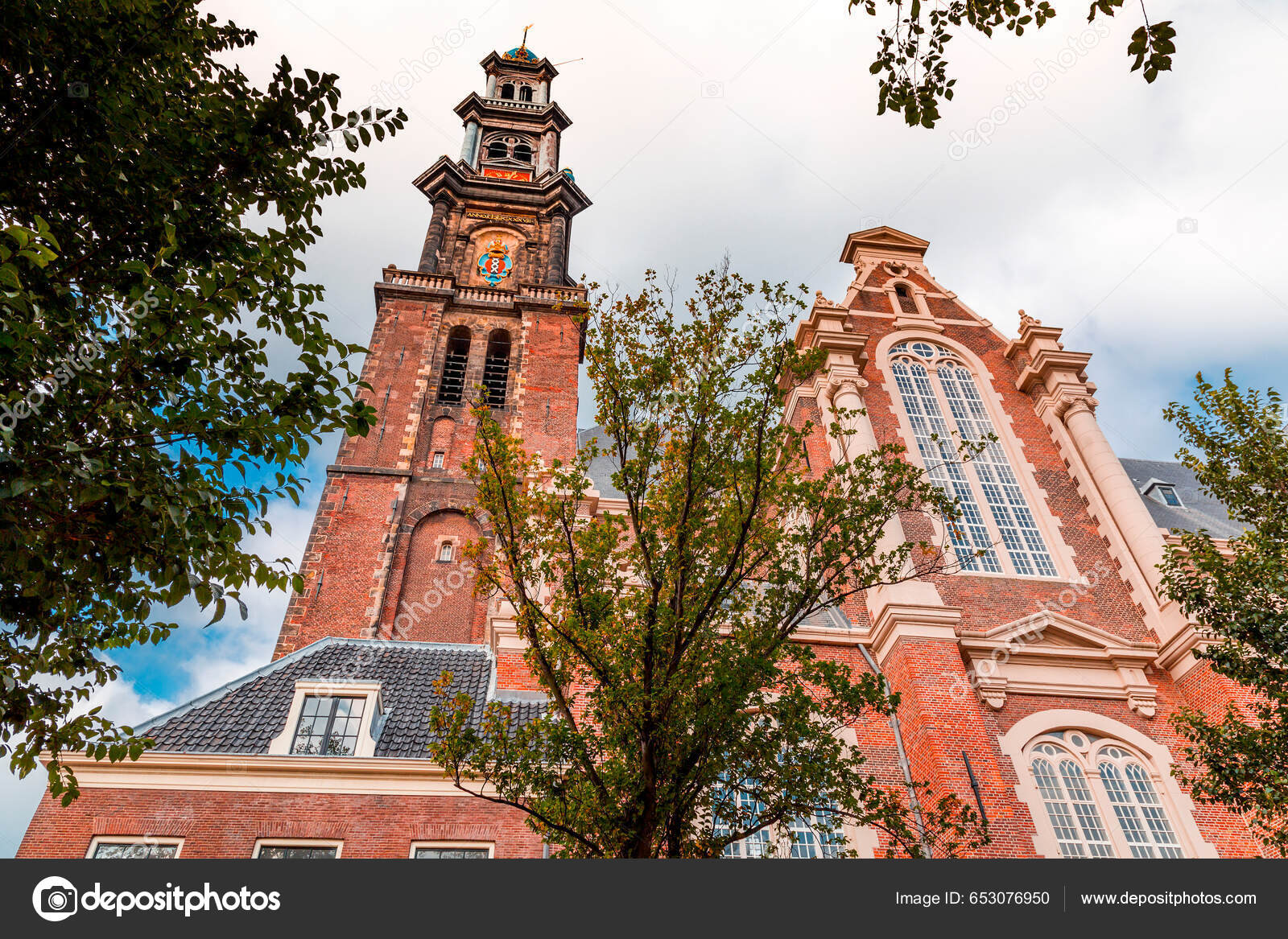 Amsterdam October 2021 Westerkerk Western Church Reformed Church Dutch ...