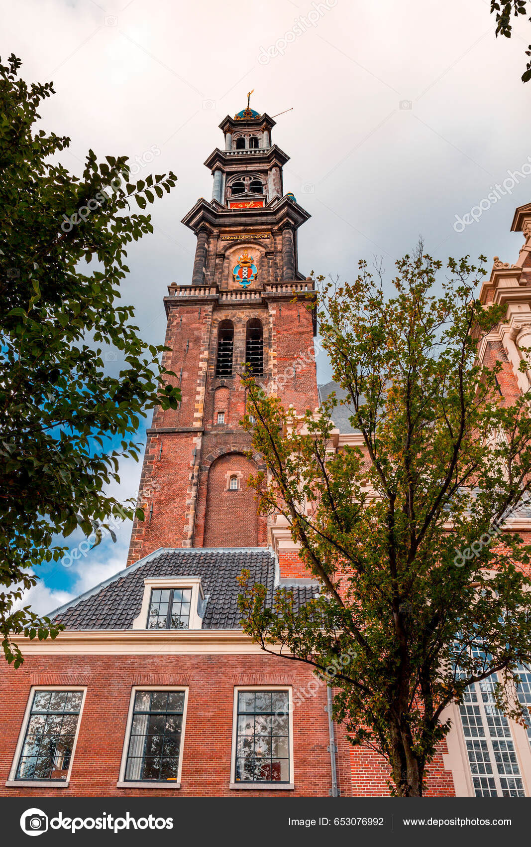 Amsterdam October 2021 Westerkerk Western Church Reformed Church Dutch ...