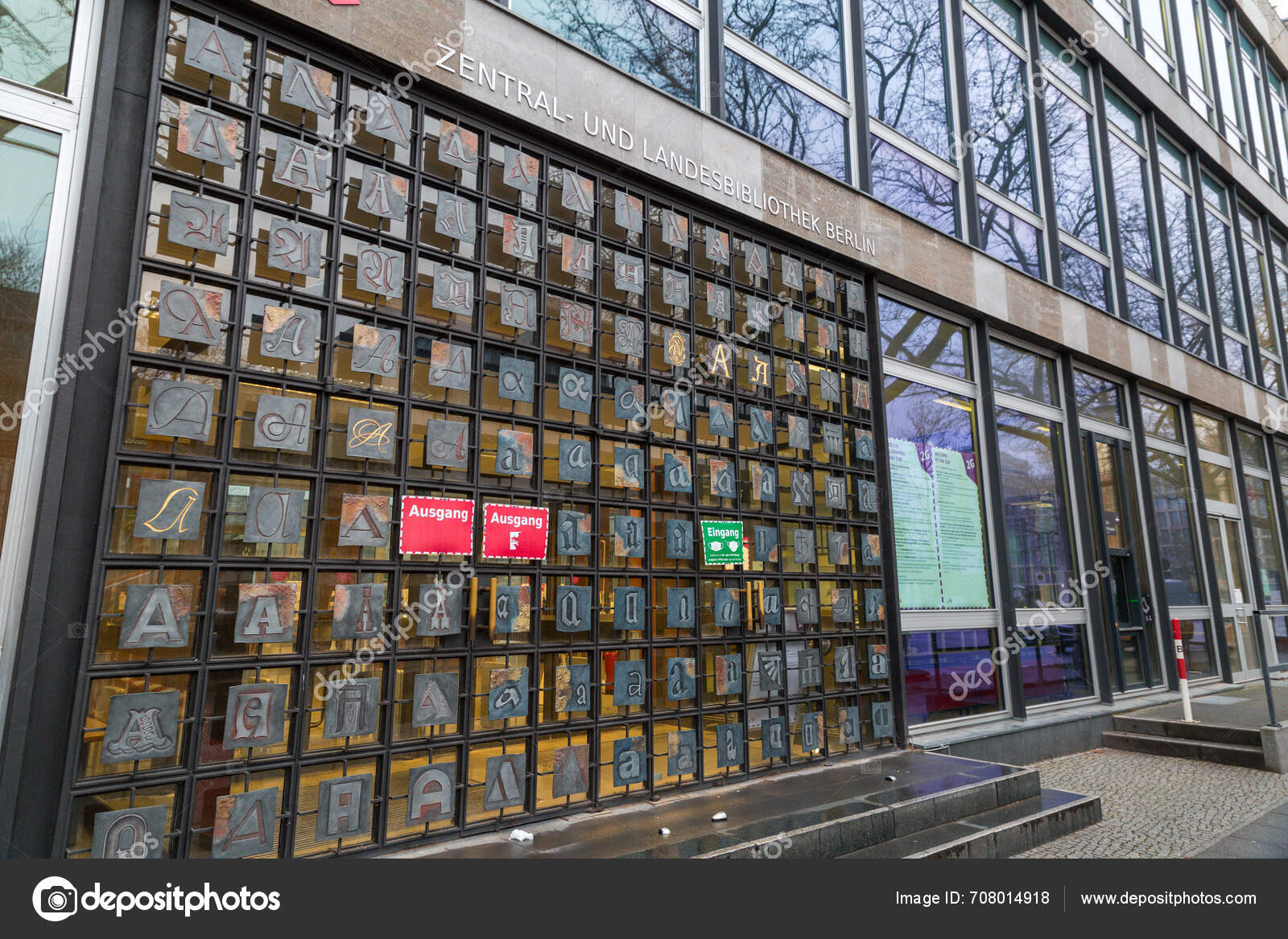 Berlin Germany Dec 2021 Berlin Central Regional Library Zlb Official ...