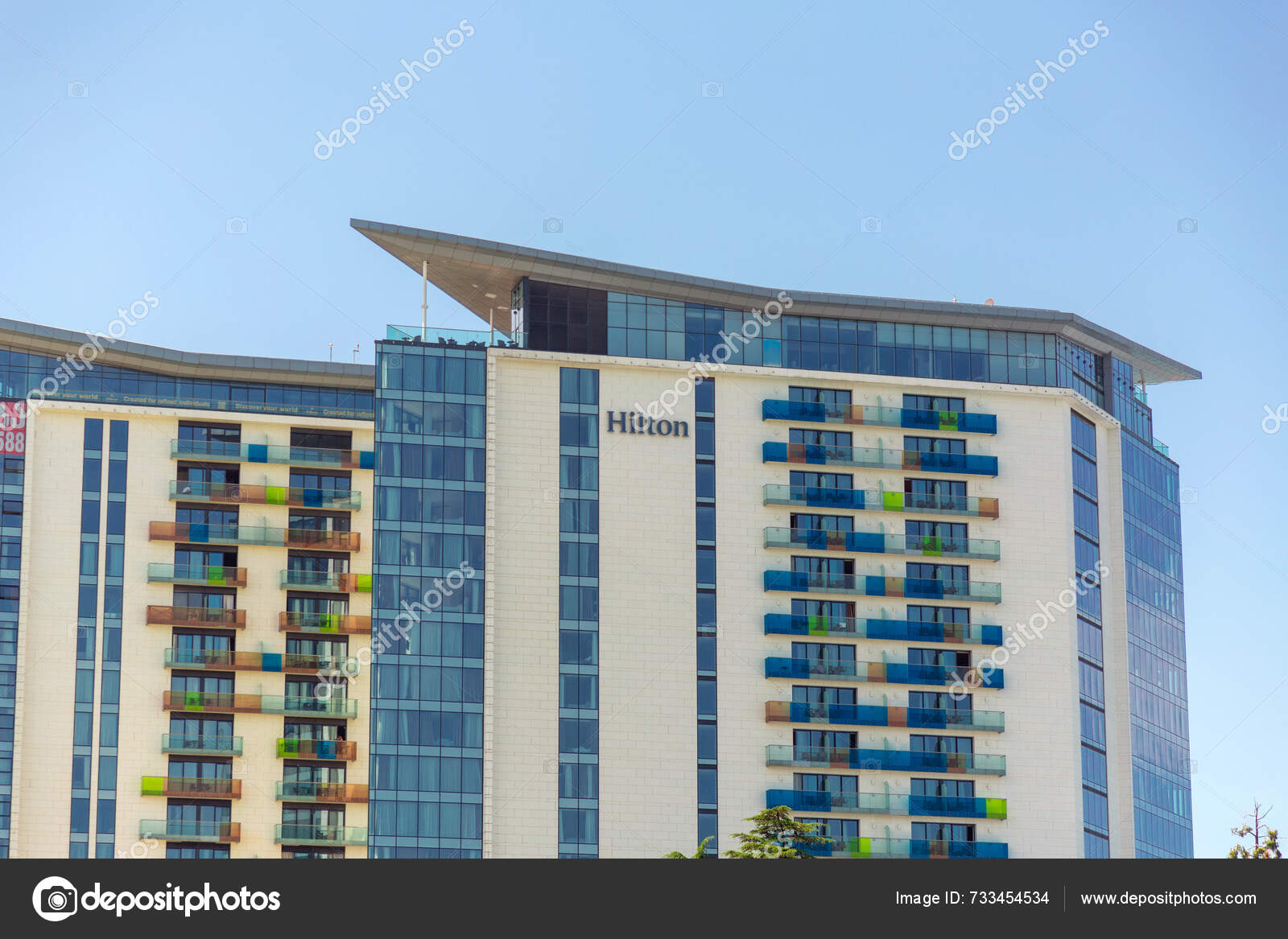 Batumi Georgia June 2024 Exterior View Hilton Batumi Hotel Center ...