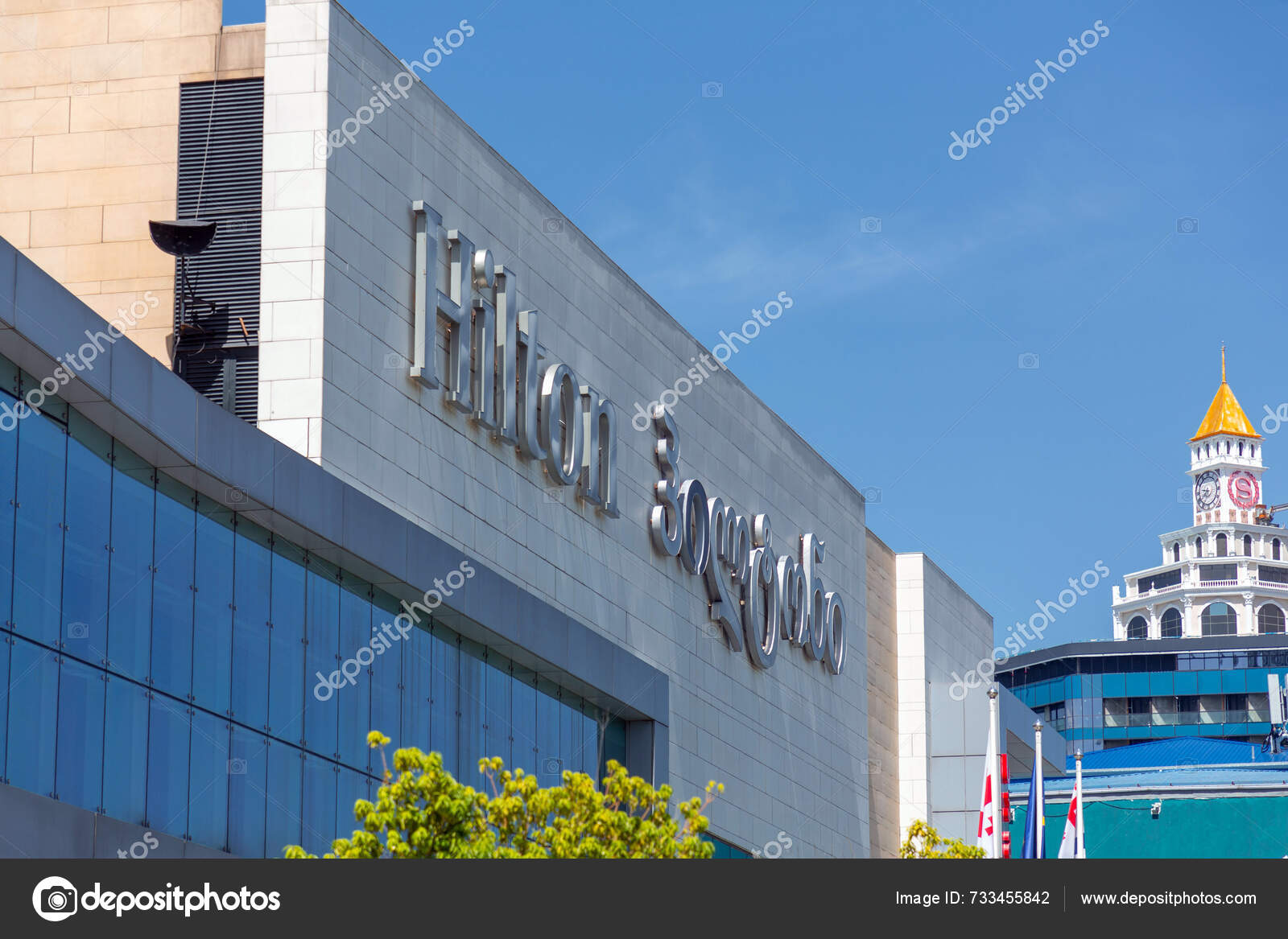 Batumi Georgia June 2024 Exterior View Hilton Batumi Hotel Center ...