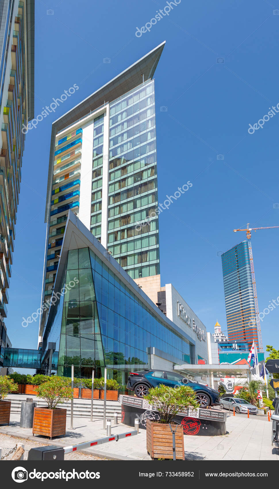 Batumi Georgia June 2024 Exterior View Hilton Batumi Hotel Center ...