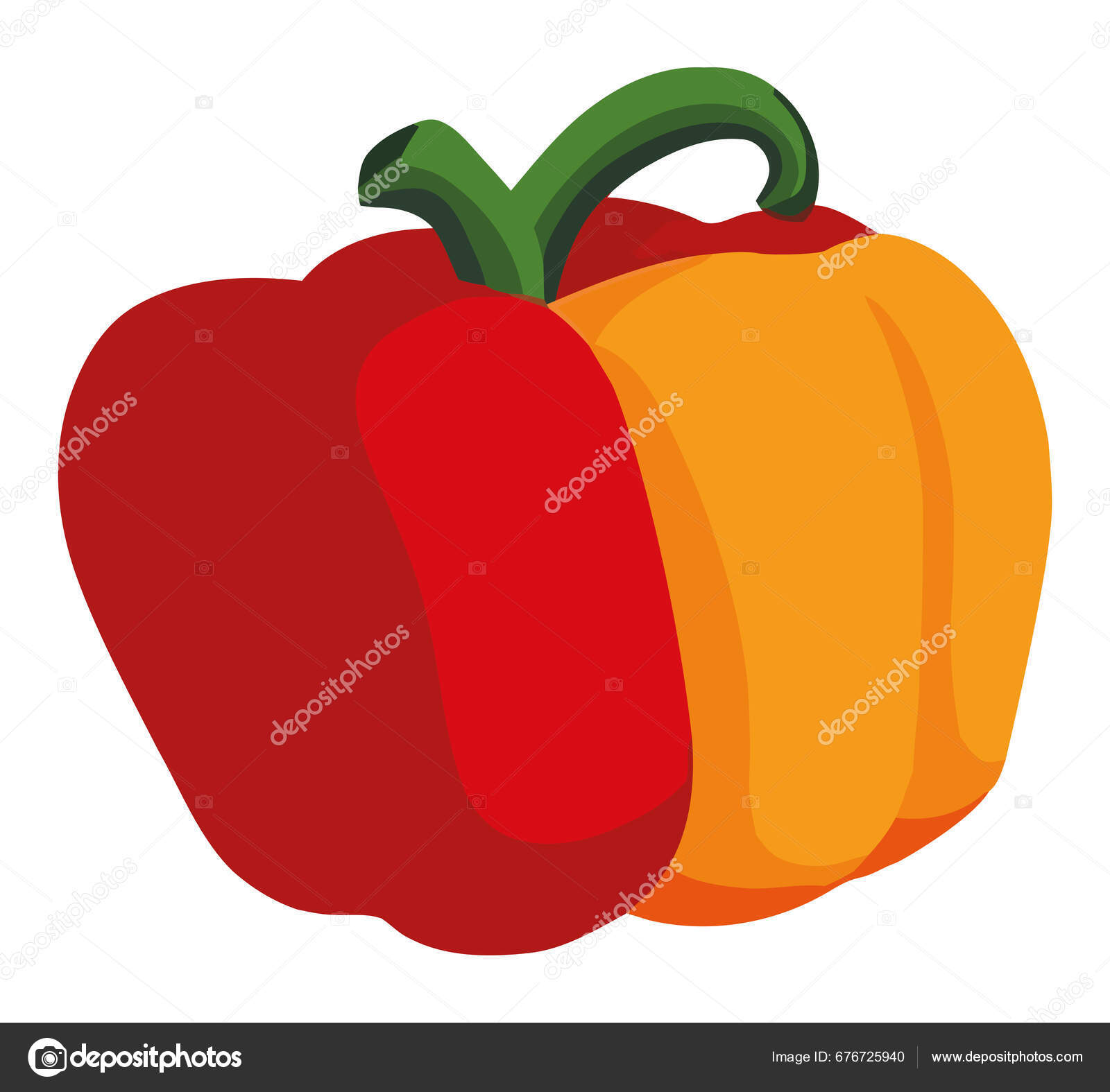 Spicy Pepper Design White Stock Vector by ©grgroupstock 676725940