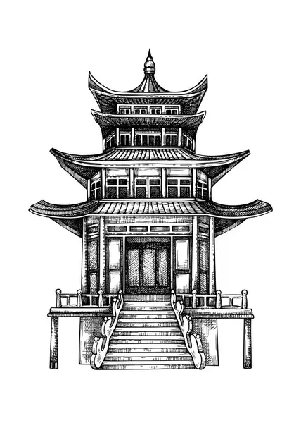 Simple Chinese Temple Drawings Chinese Temples: Over 28,574