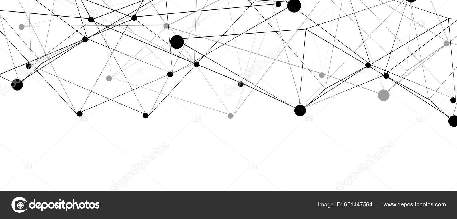 Neural Network Concept Connected Cells Links High Technology Process ...