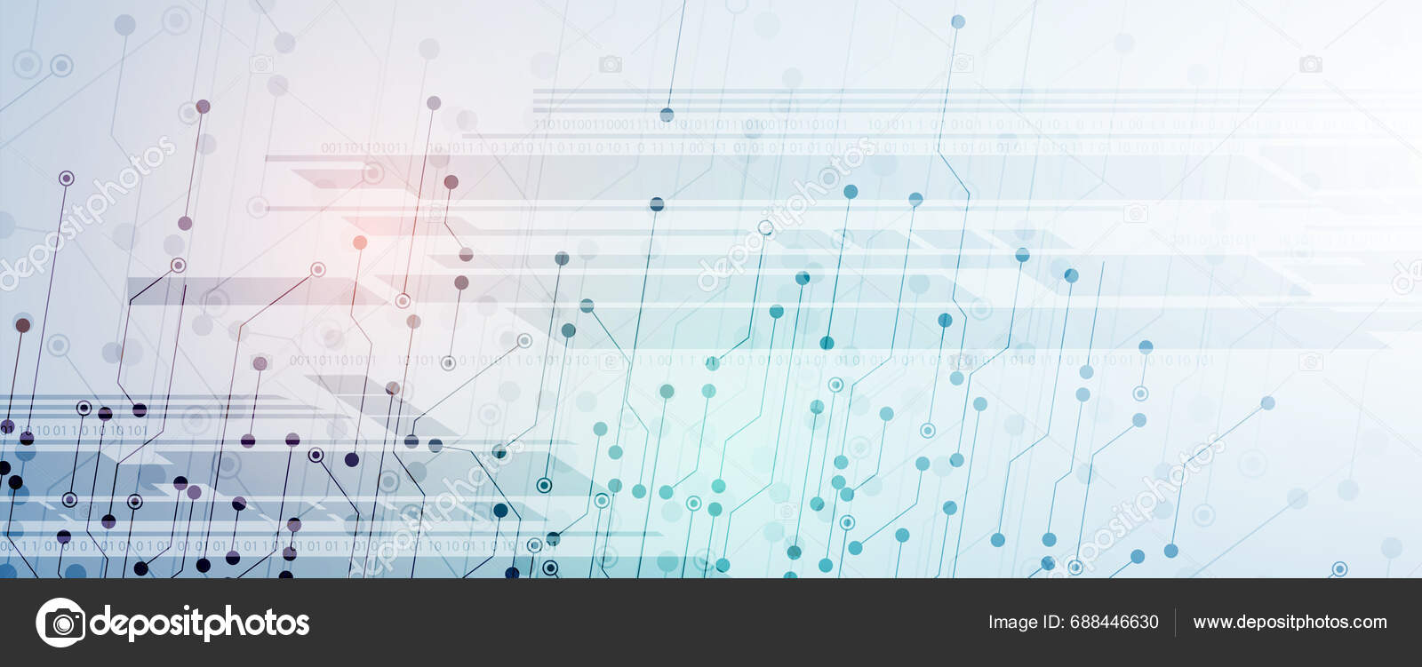 Technology Network Vector Background Science Technology Presentation ...