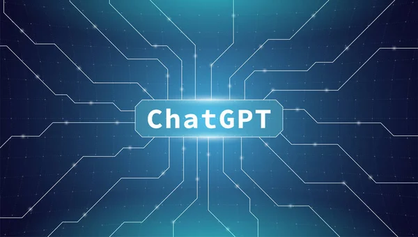 Banner vectorial moderno ChatGPT. Chatbot alimentado por IA que utiliza la tecnología OpenAI GPT ...