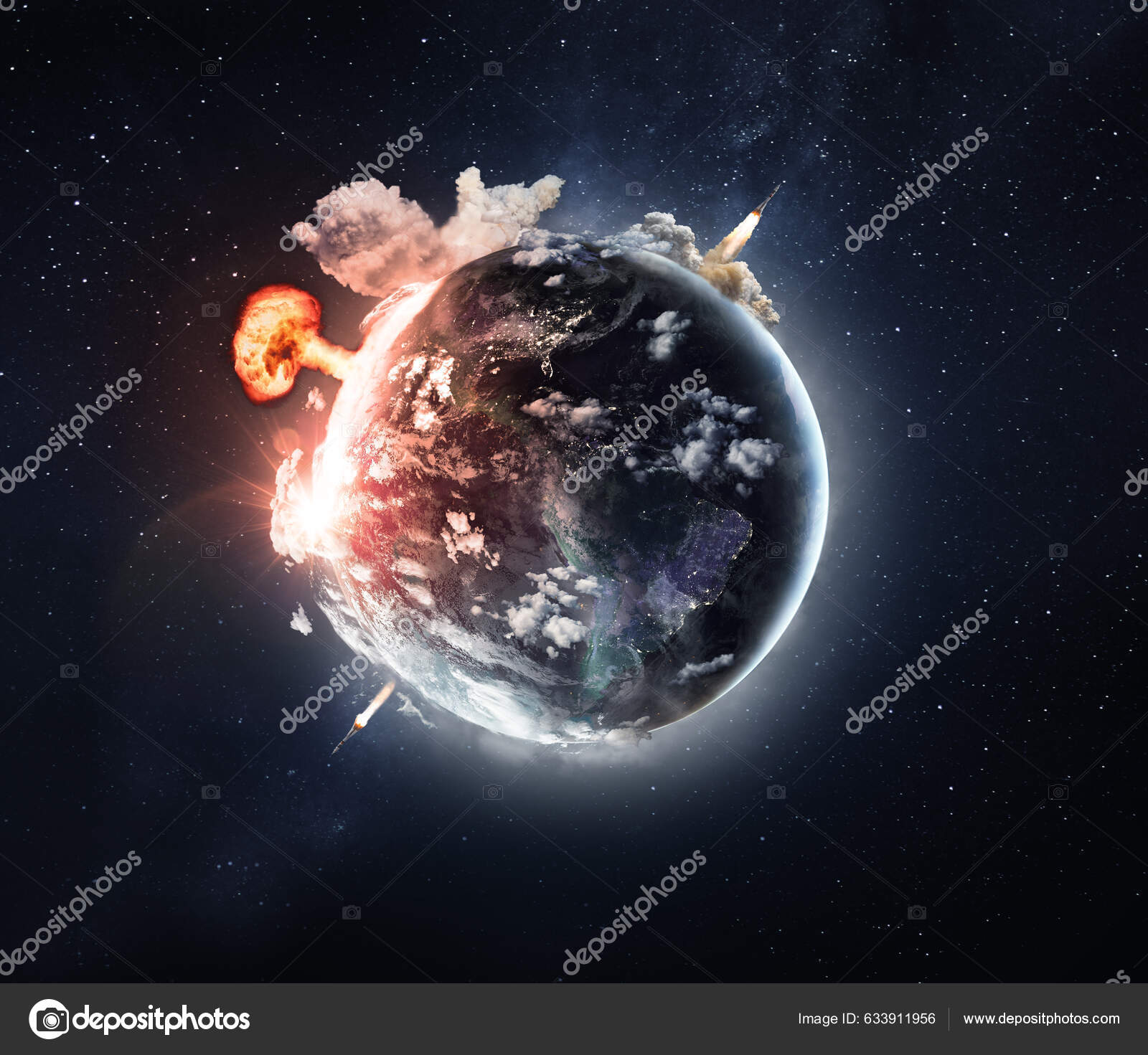 Exploding Planet Earth