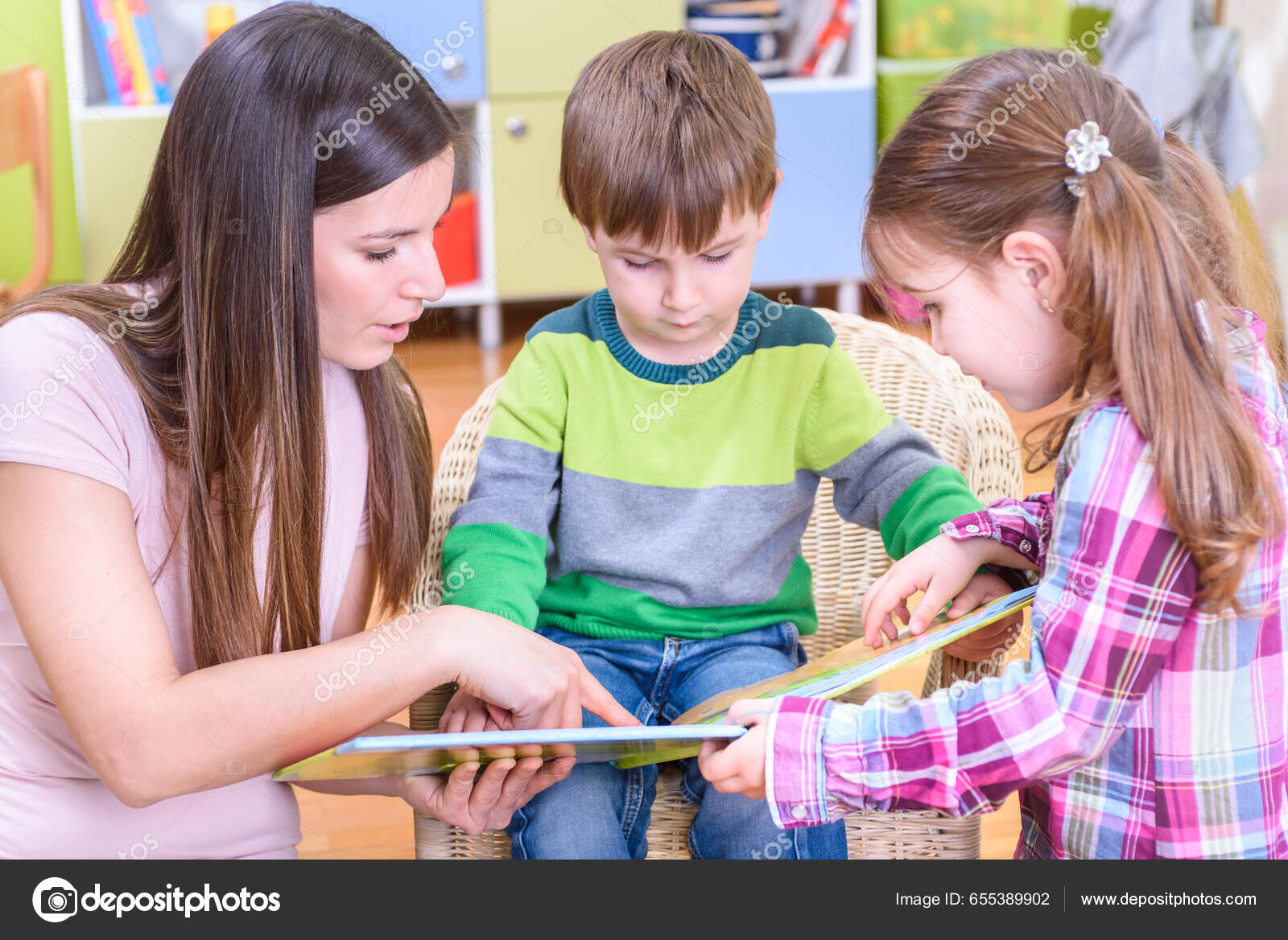 Preschool Teacher Reading