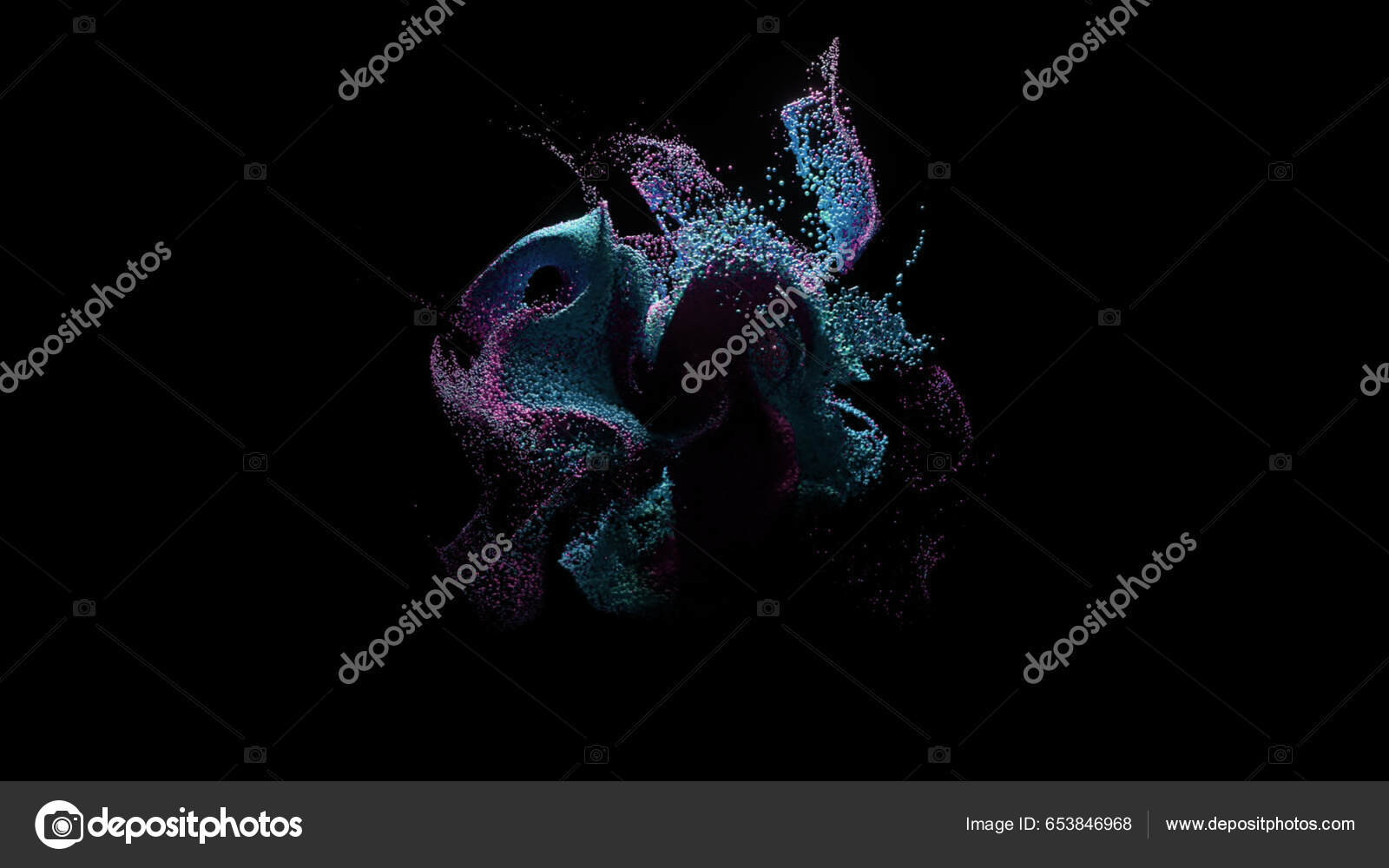 Liquid Particles Animation