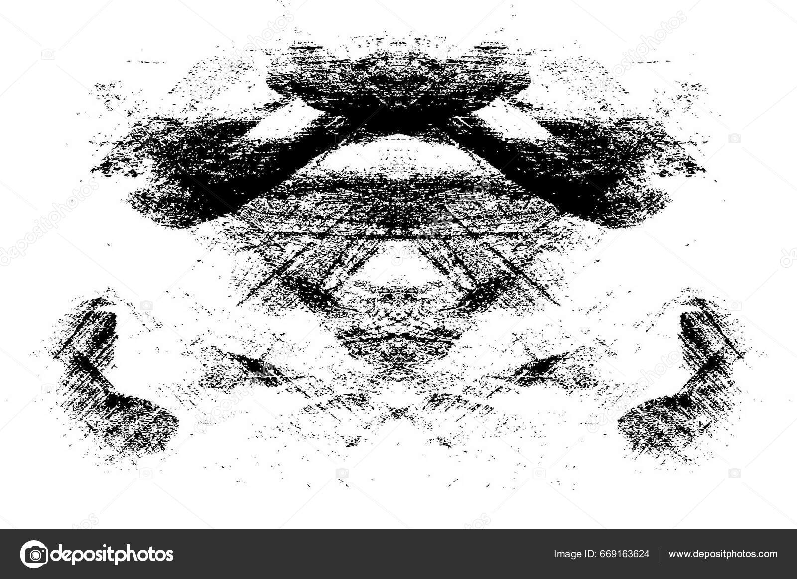 Monochrome Pattern Distorted Symmetrical Details Background Use Stock ...