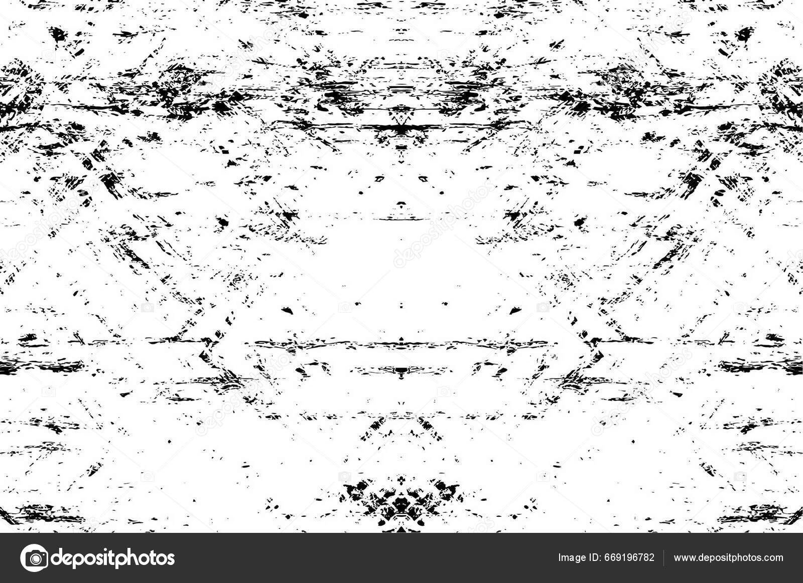 Grunge Overlay Layer Abstract Black White Vector Background Monochrome ...