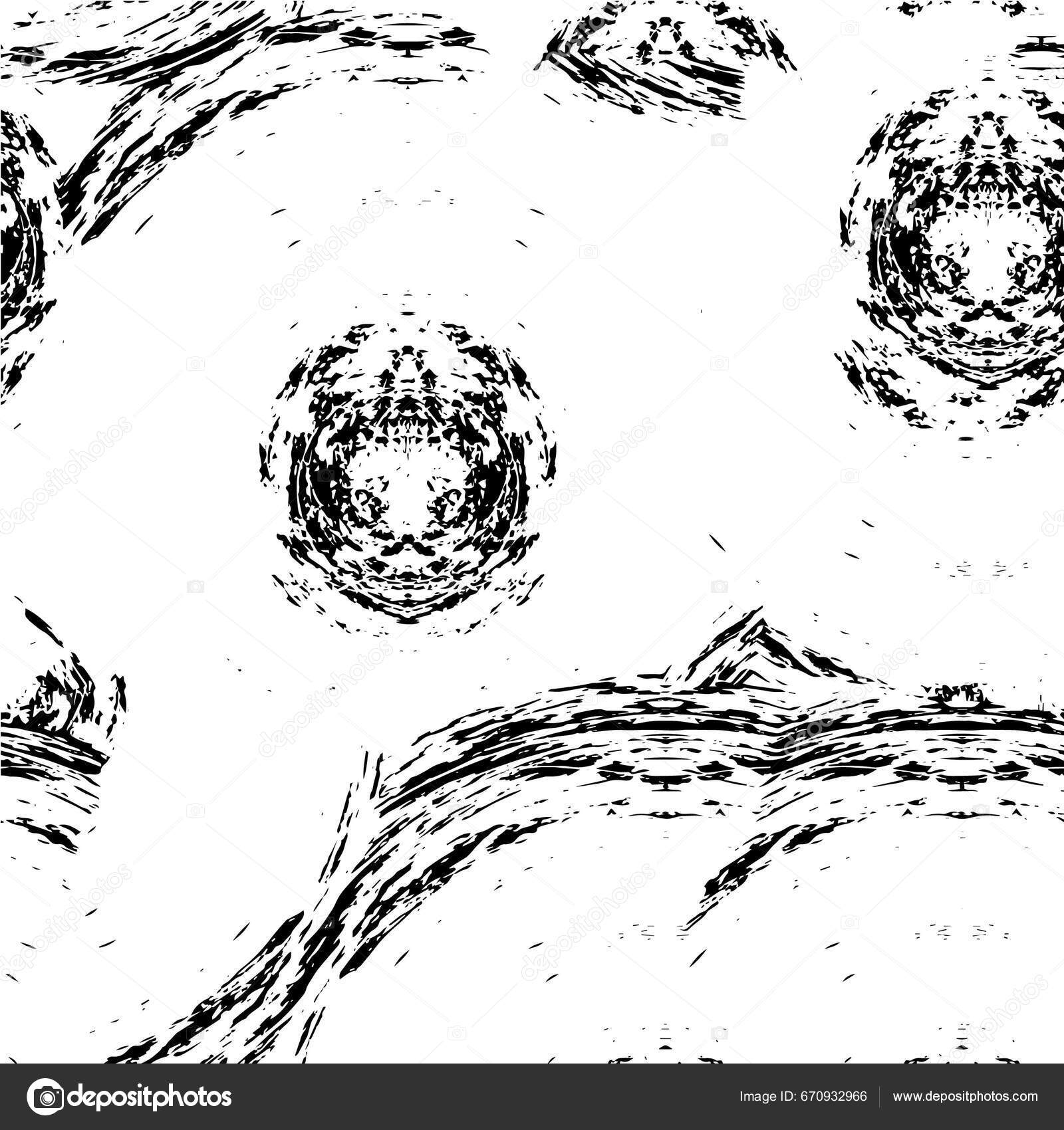 Simple Monochrome Background Pattern Grunge Poster Design Stock Vector ...