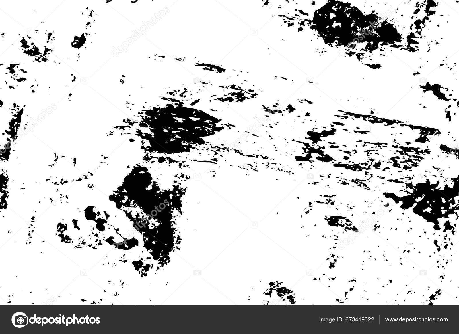 Monochrome Creative Illustration Ink Grunge Texture Stock Vector by ...