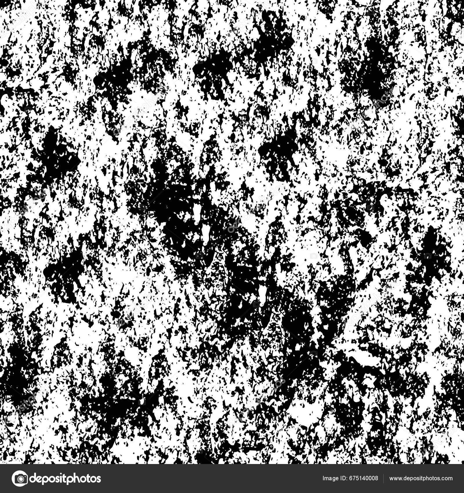 Grunge Overlay Lag Abstrakt Sort Hvid Vektorbaggrund Monokrom Vintage ...