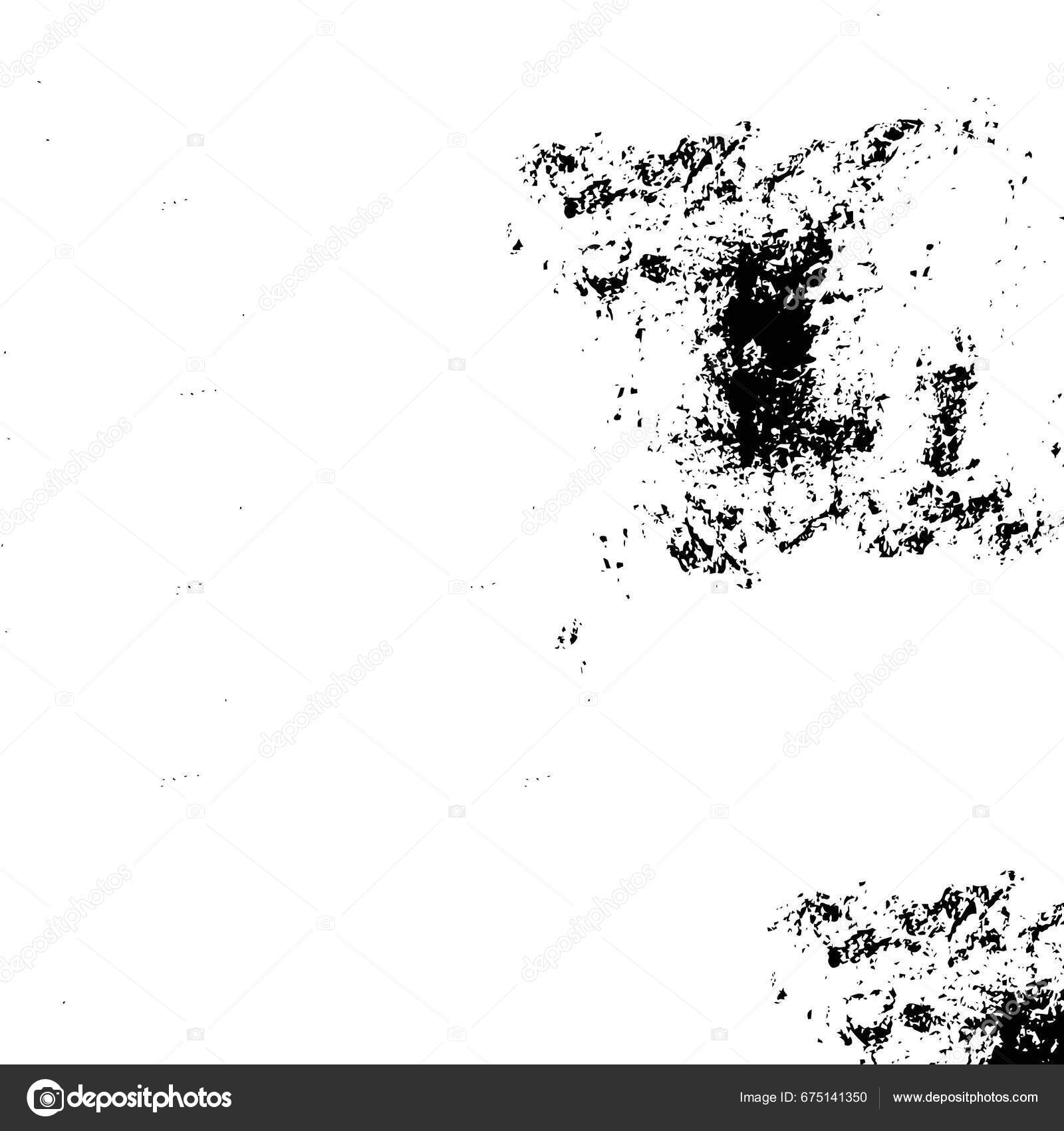 Grunge Overlay Lag Abstrakt Sort Hvid Vektorbaggrund Monokrom Vintage ...