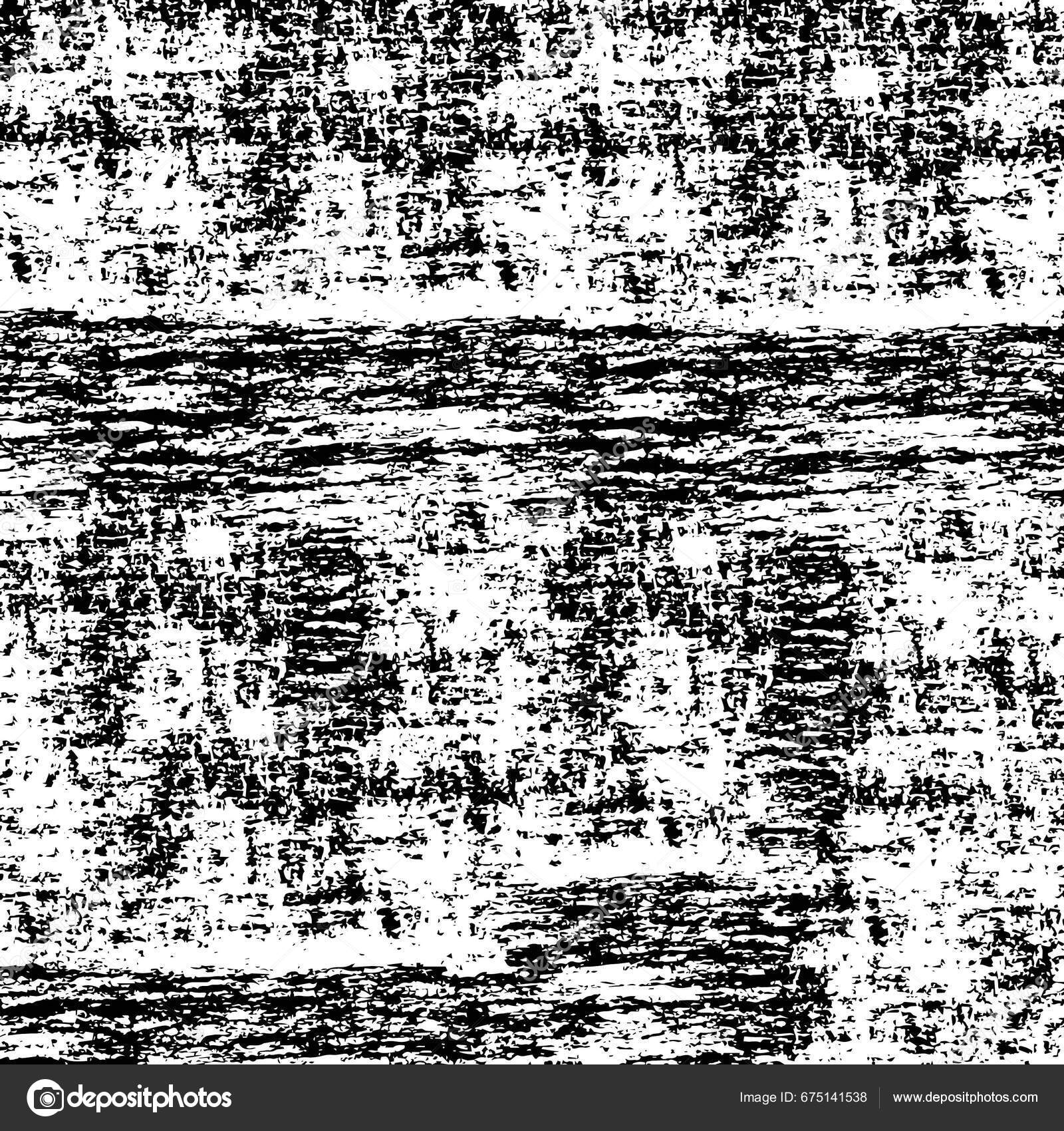 Grunge Overlay Lag Abstrakt Sort Hvid Vektorbaggrund Monokrom Vintage ...