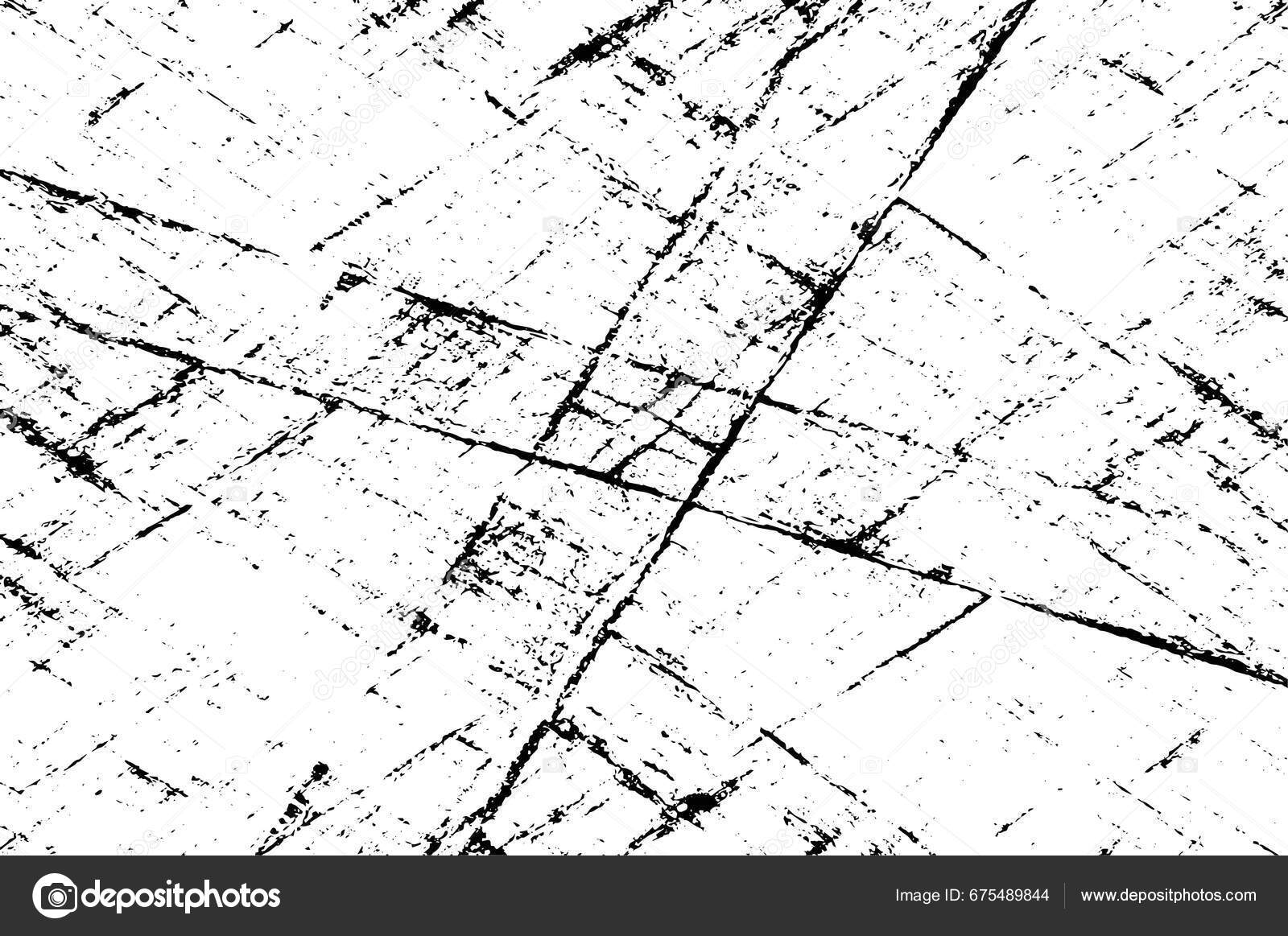 Grunge Overlay Layer Abstract Black White Vector Background Monochrome ...