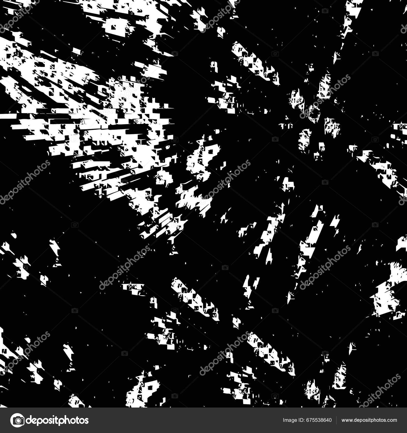 Modern Pattern Messy Strokes Black White Background Texture Stock ...