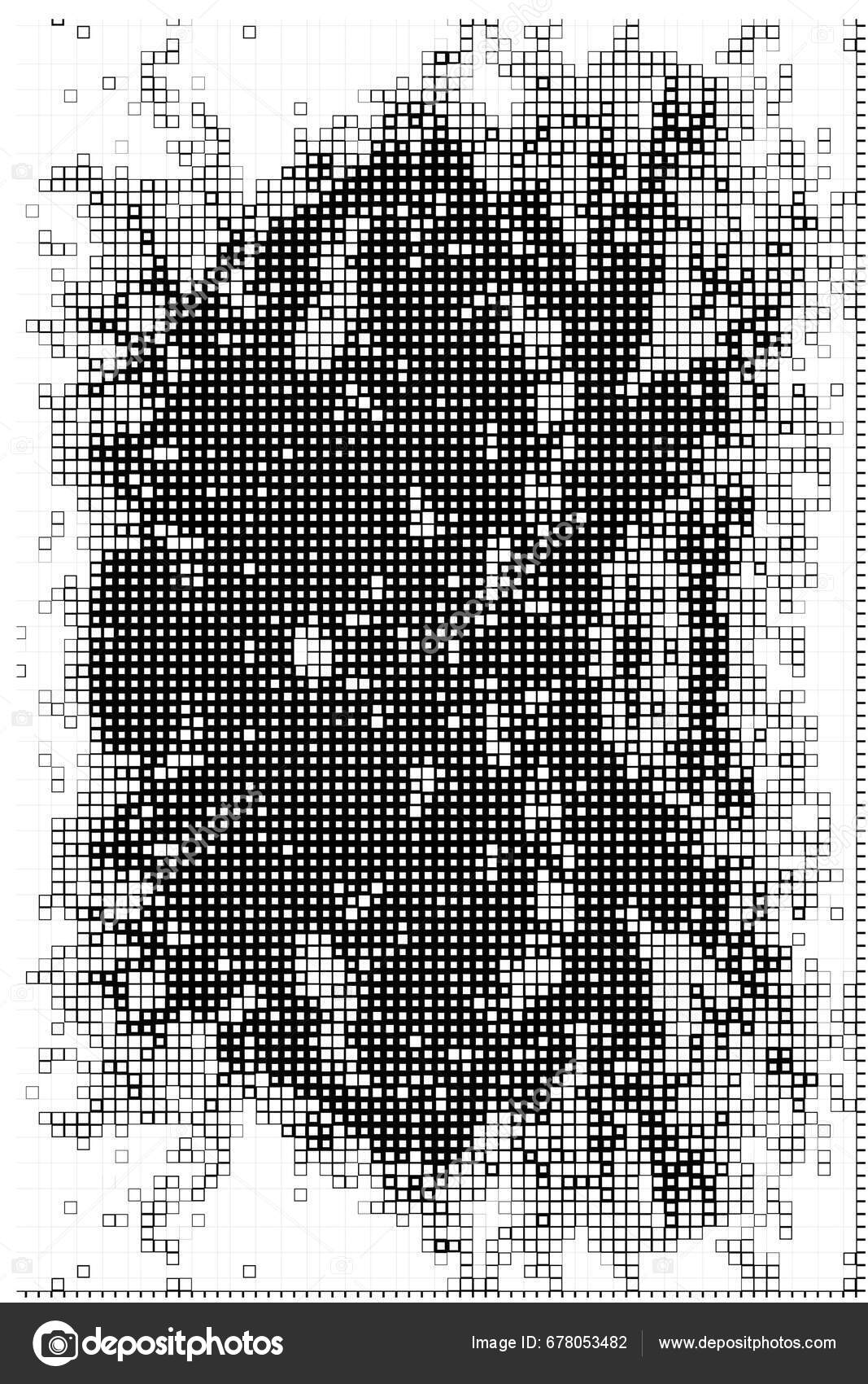 Surface Digital Squares Wallpaper Small Pixels Stock Vector by ©Toluk ...
