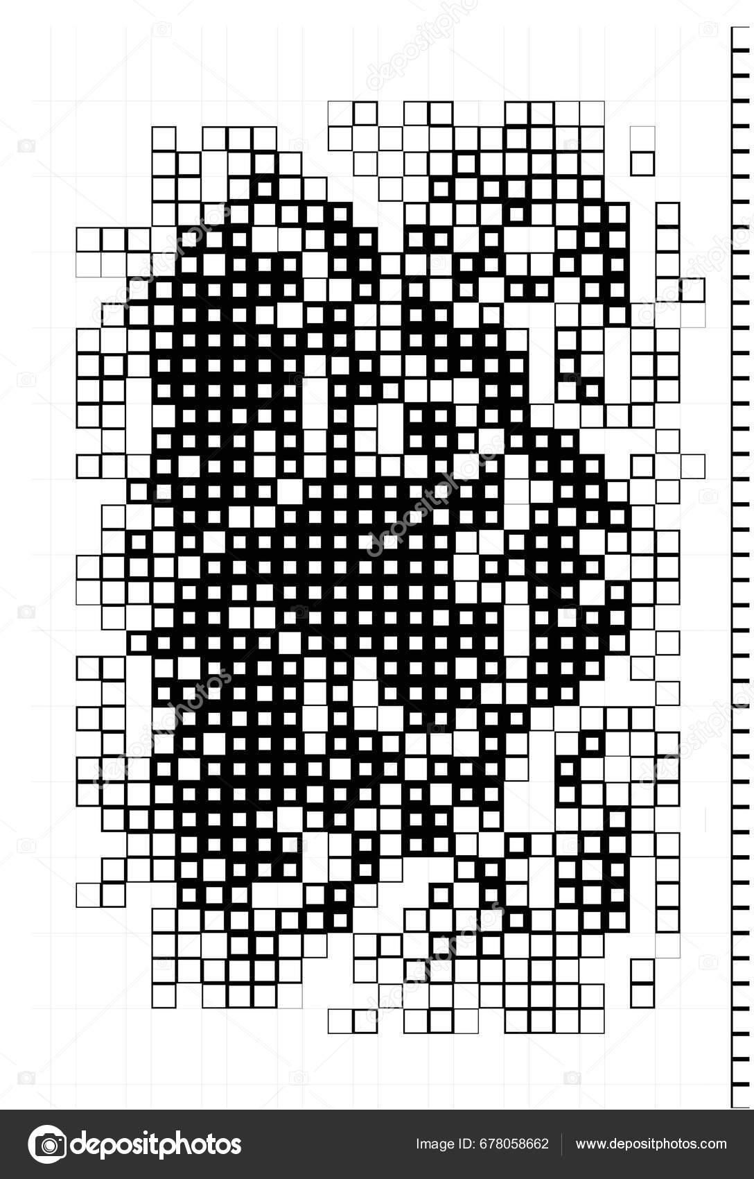 Flyer Digital Squares Small Pixels Background Stock Vector by ©Toluk ...