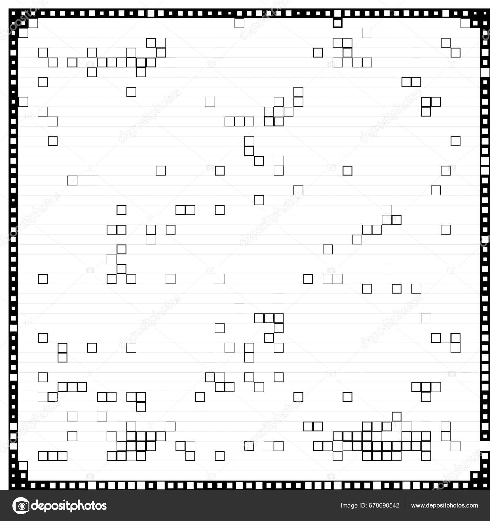 Black White Pixel Pattern Background Stock Vector by ©Toluk 678090542