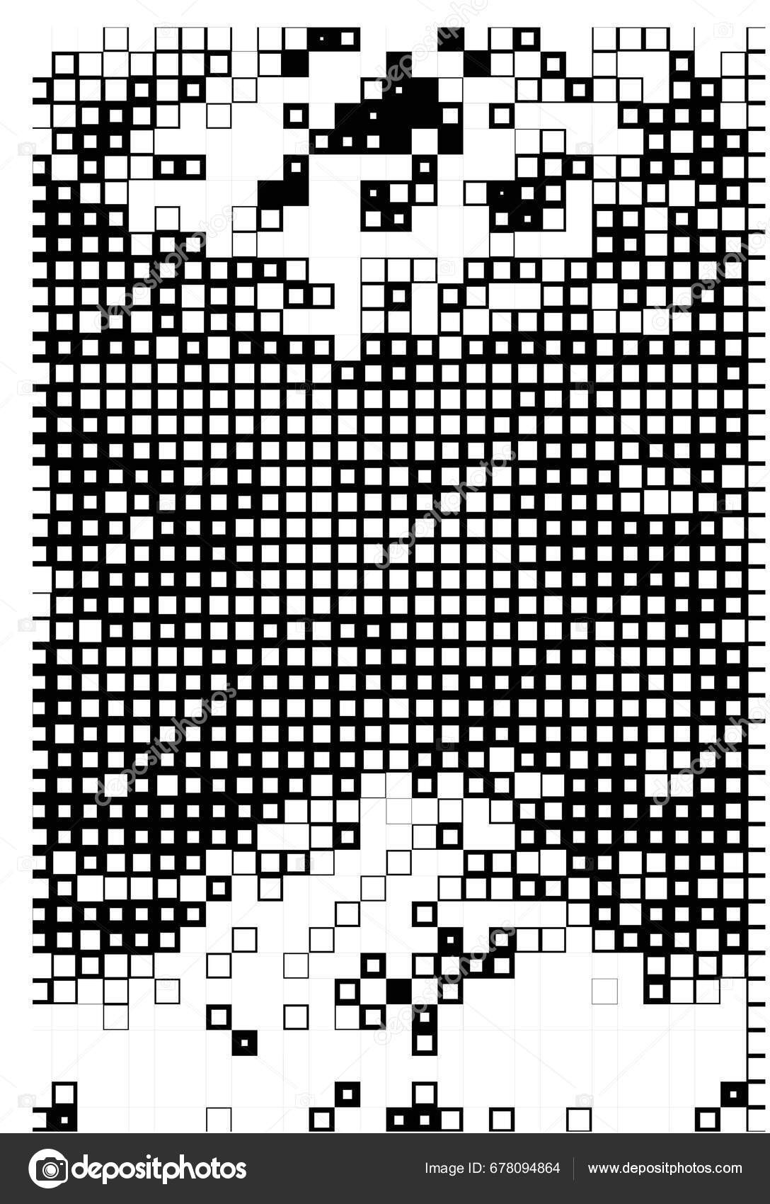 Square Design Elements Pixel Background Stock Vector by ©Toluk 678094864