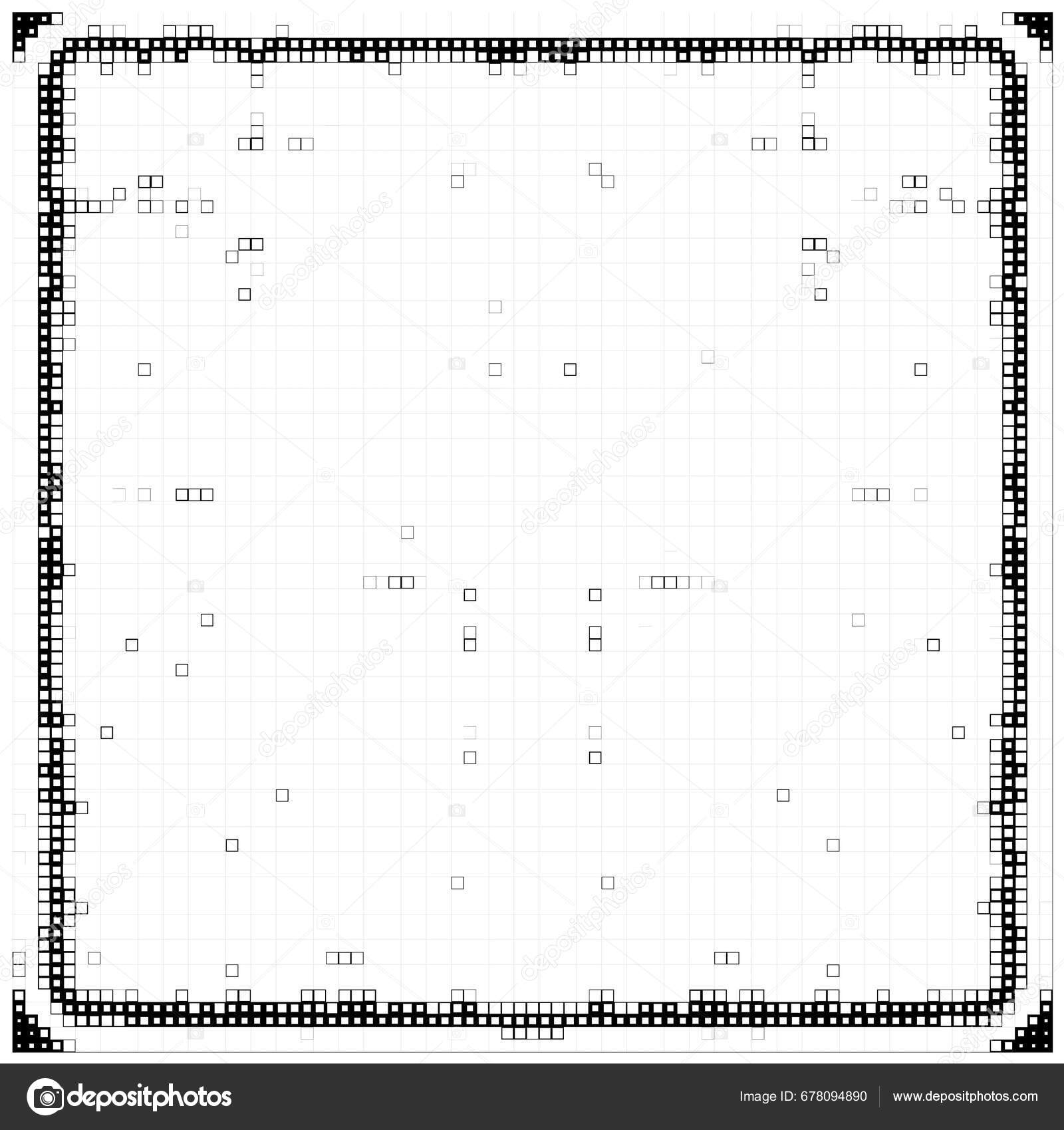 Square Design Elements Pixel Background Stock Vector by ©Toluk 678094890