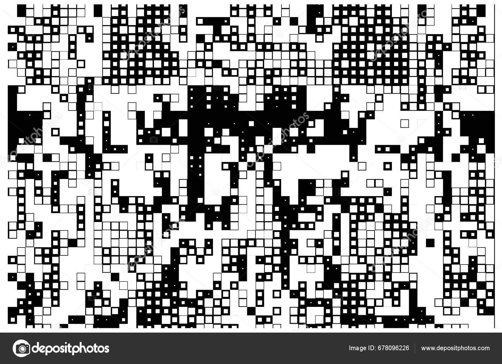 Pixel Mosaic Halftone Background Vector Illustration Stock Vector by ...