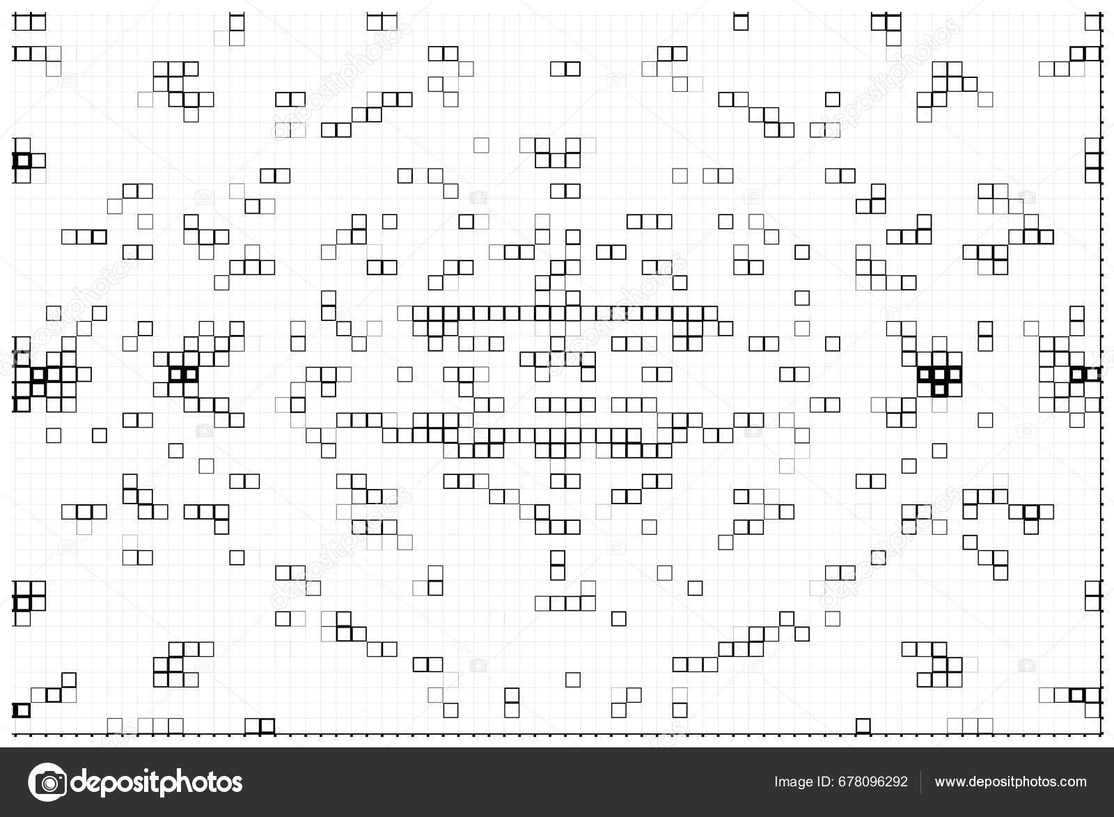 Pixel Mosaic Halftone Background Vector Illustration Stock Vector by ...