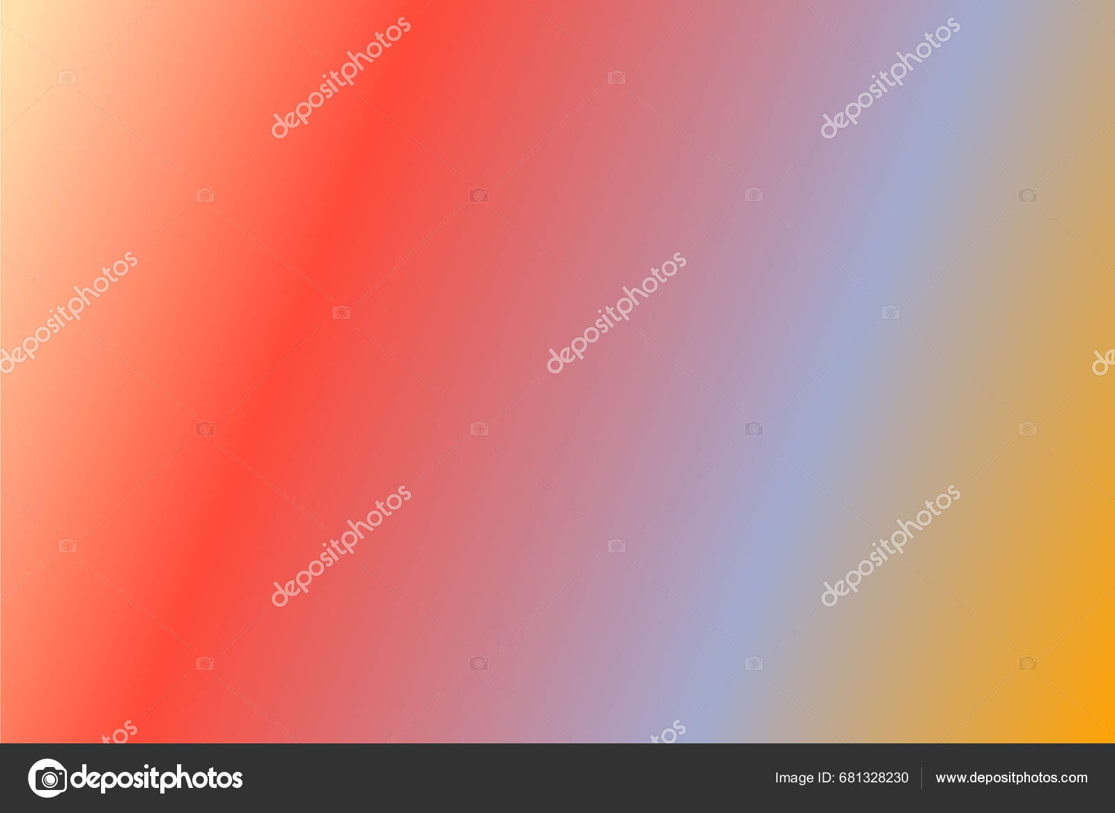 Colorful Gradient Background Peach Cinnabar Serenity Amber Stock Vector ...