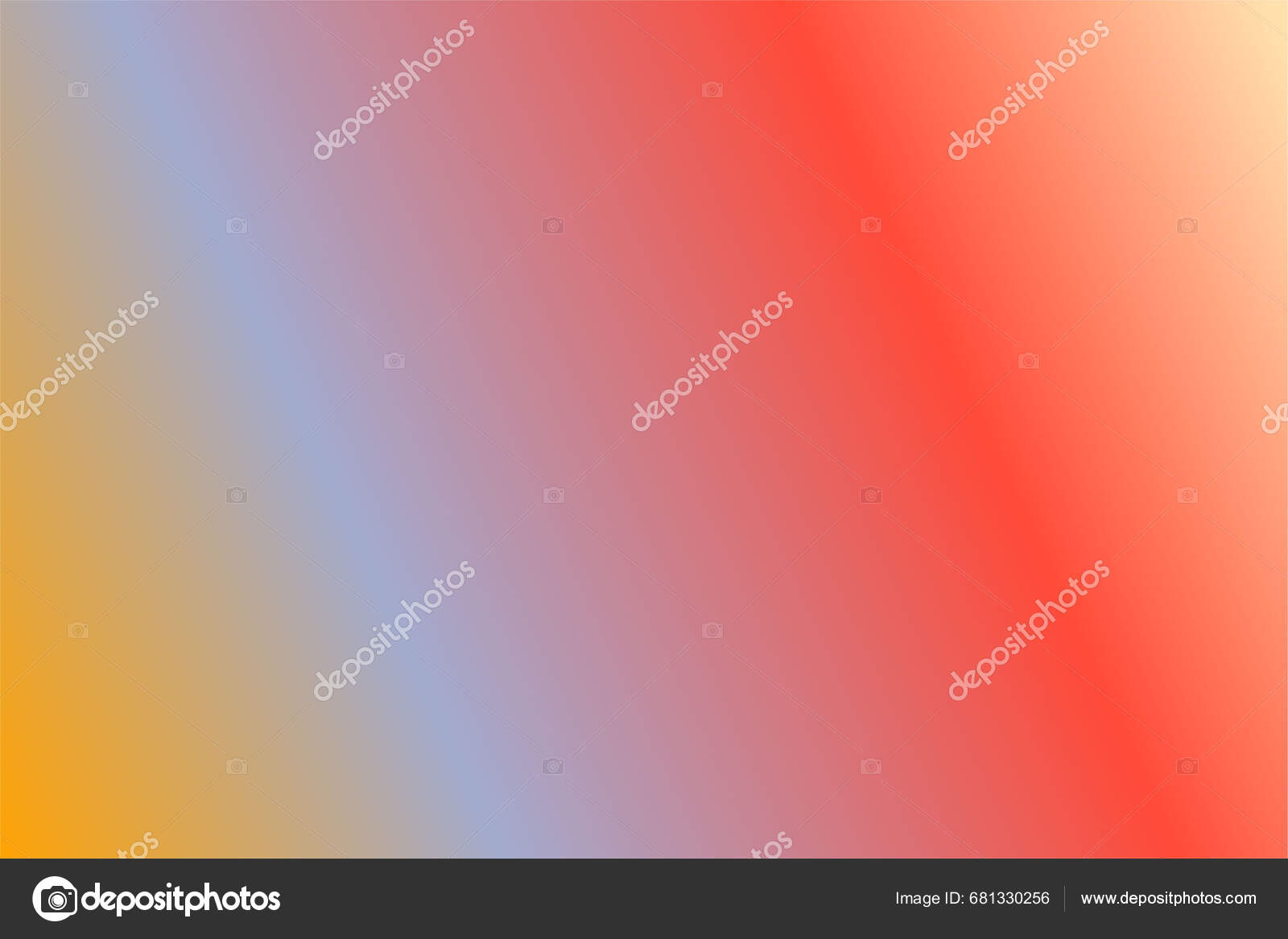 Colorful Gradient Background Peach Cinnabar Serenity Amber Stock Vector ...