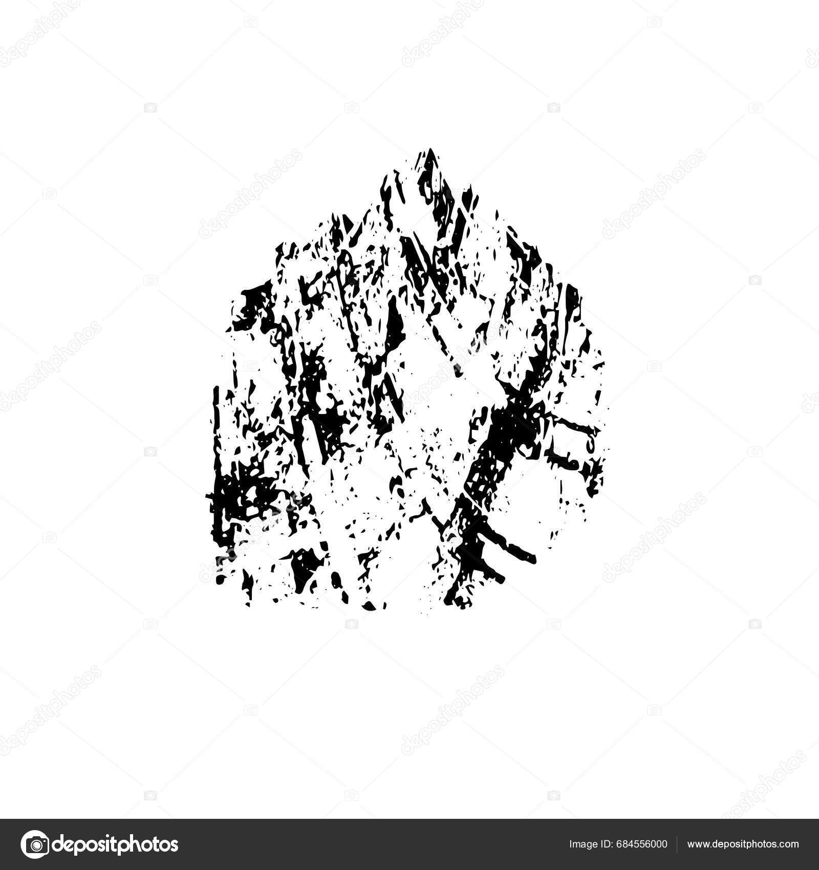 Black White Abstract Grunge Spot Isolated White Background Stock Vector ...