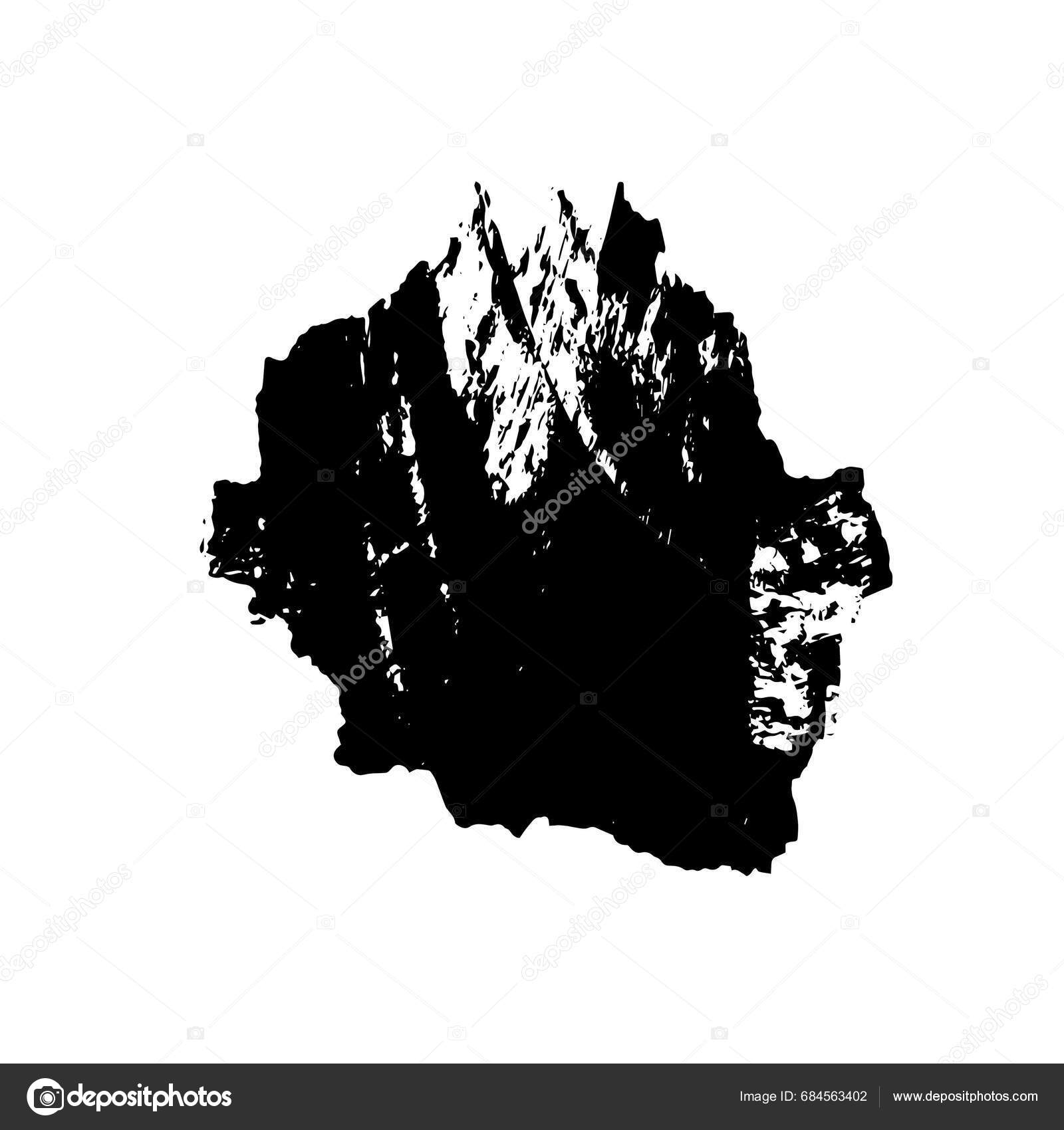 Black Ink Splash Grunge Vector Ink Illustration Stock Vector by ©Toluk ...