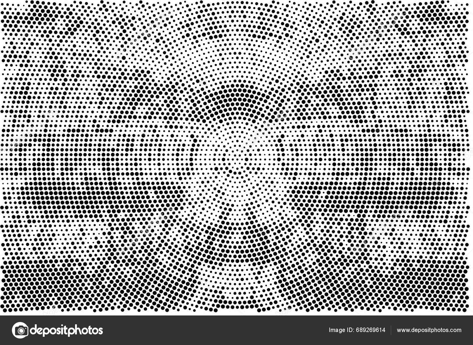 Black White Geometric Pattern Vector Illustration Stock Vector By
