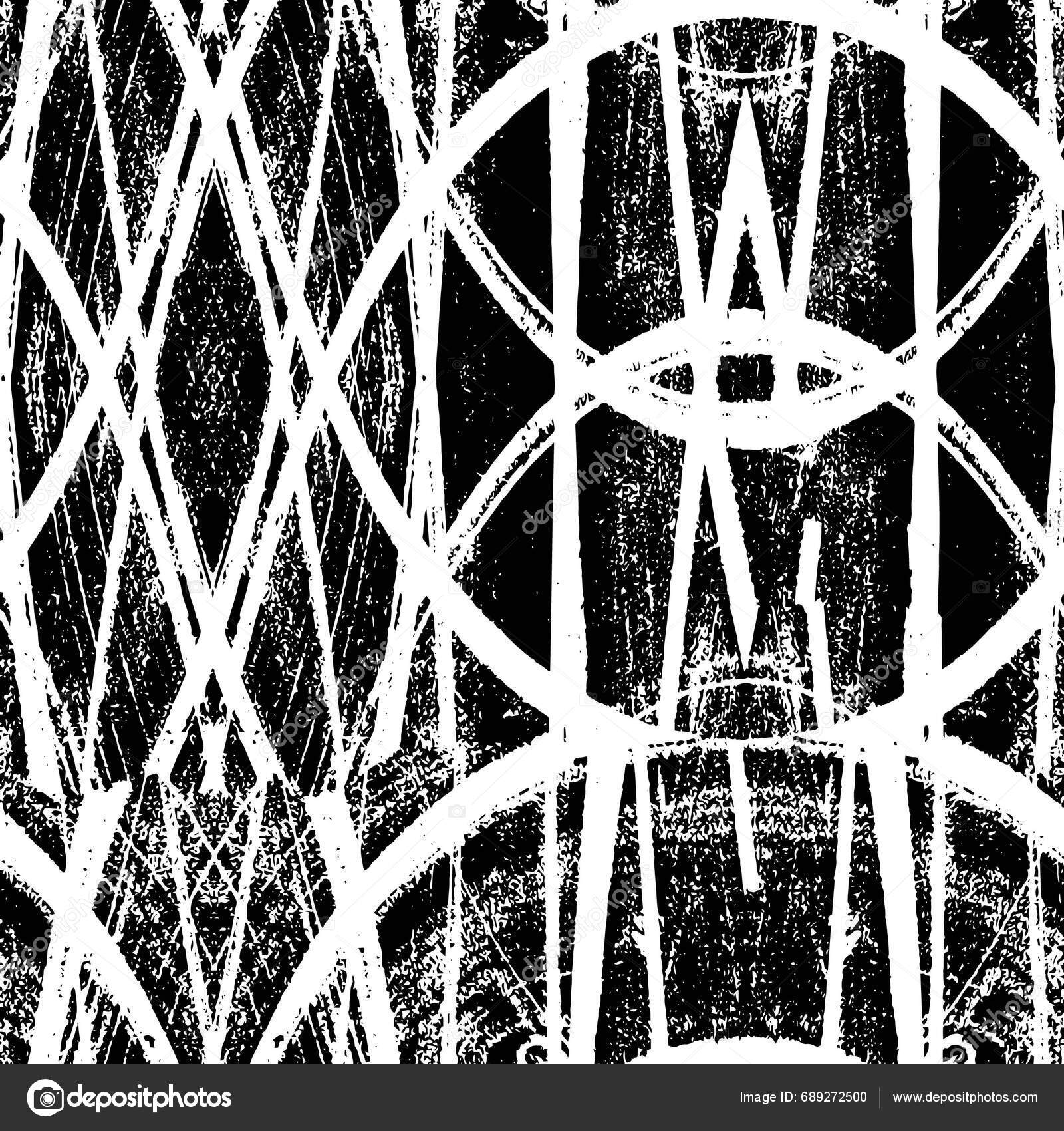 Black White Abstract Background Vector Illustration Stock Vector by ...