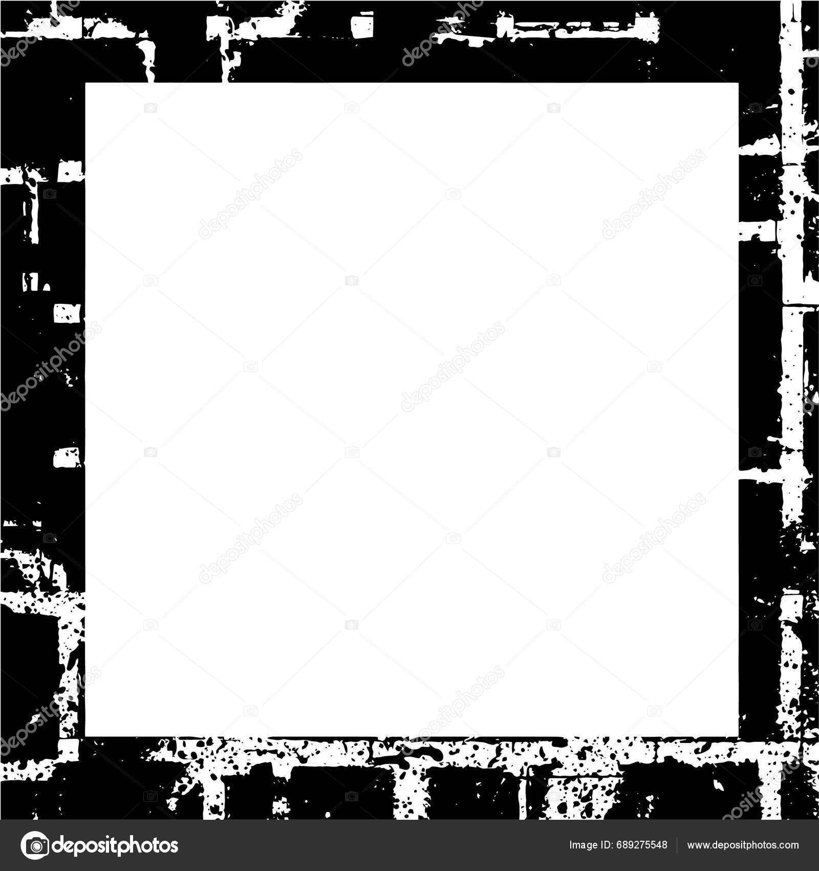 Fondo Blanco Con Marco Negro Para Diseño Vector de stock #689275548 de ...