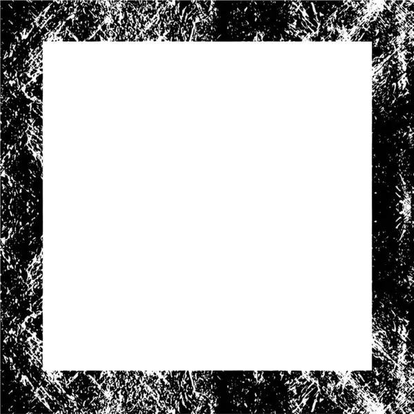 Black Frame White Background Frame Grunge Style Vector Illustration ...