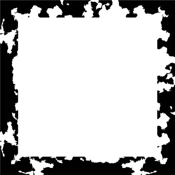 Black Mosaic Frame White Background Stock Vector by ©Toluk 689370186